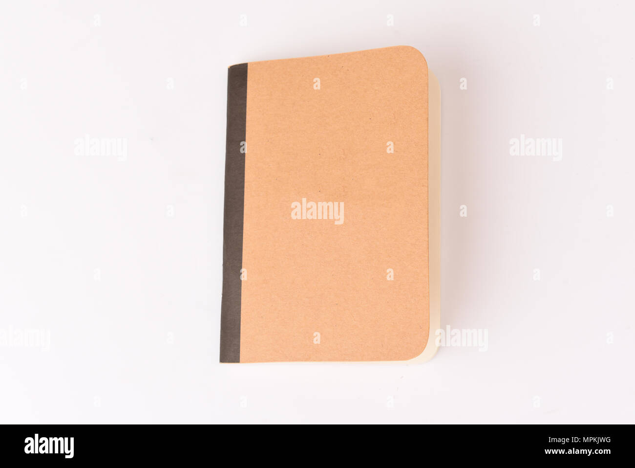 Spiral closed brown notebook hi-res stock photography and images - Alamy