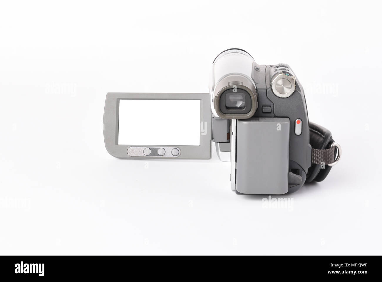 Recording video on modern camera Cut Out Stock Images & Pictures - Alamy