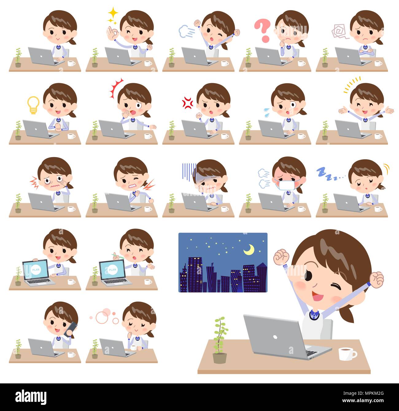 Customer service desk and store Cut Out Stock Images & Pictures - Alamy