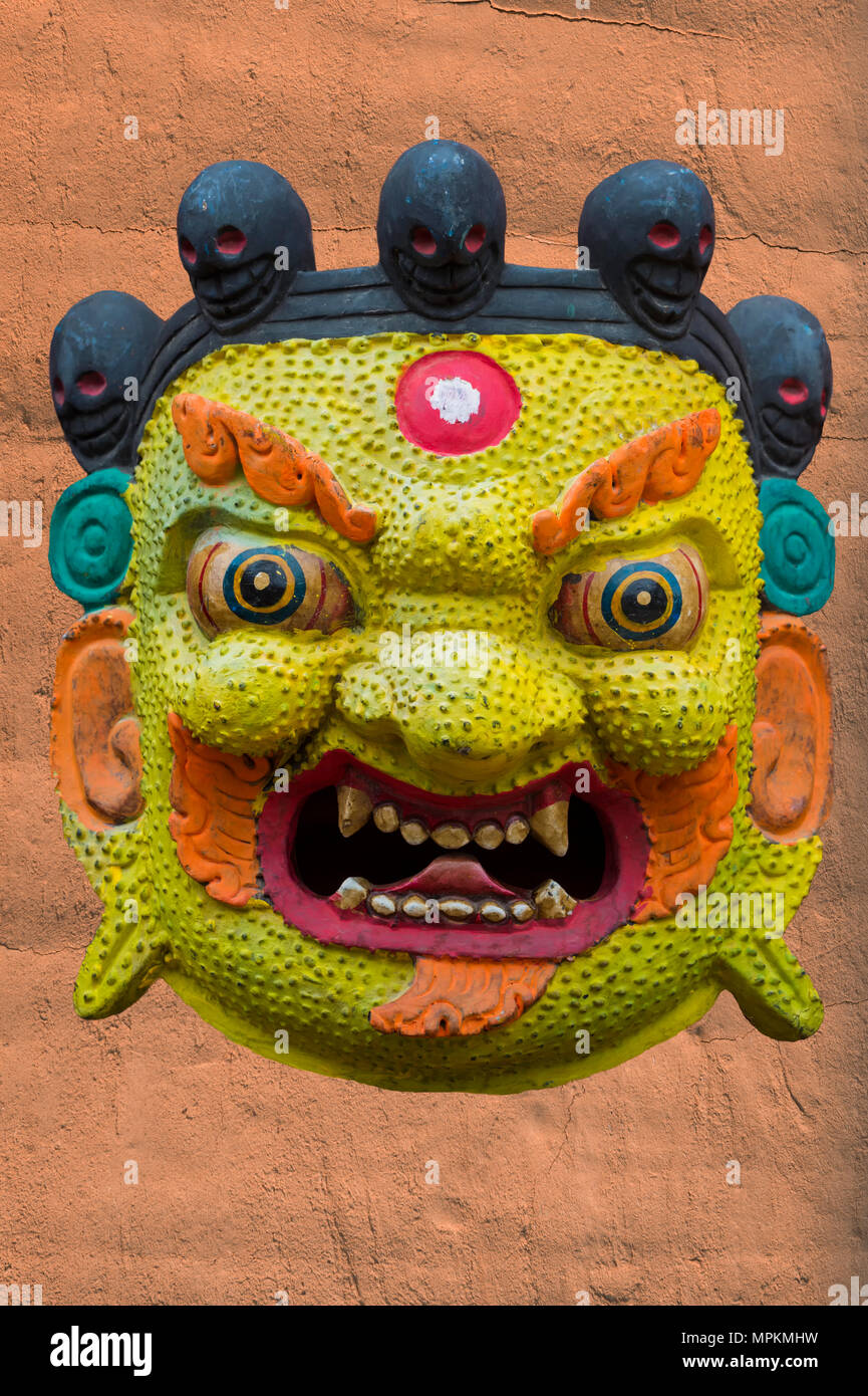 Hindu temple masks hi-res stock photography and images - Alamy