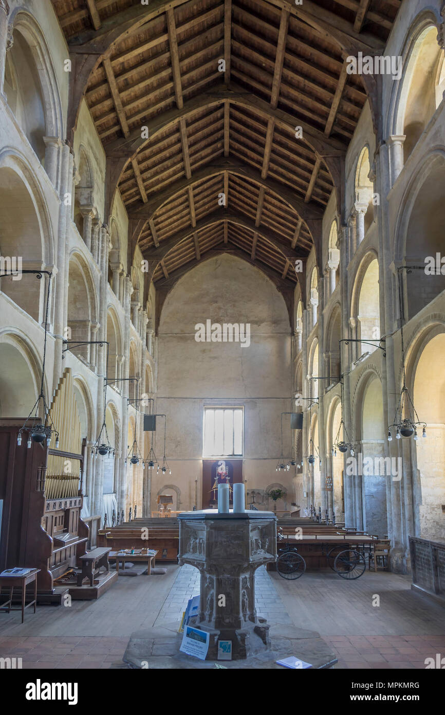 England, Norfolk, Binham Priory, church interior Stock Photo - Alamy