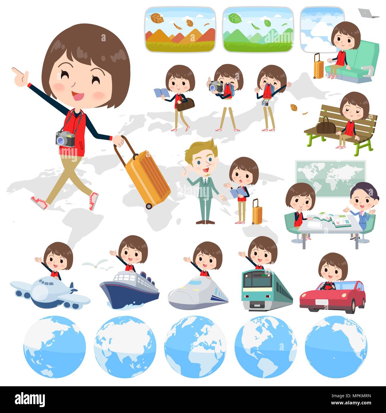 Staff summer uniform Stock Vector Images - Alamy