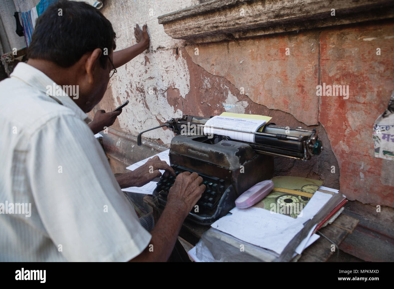 Indian typewriter hi-res stock photography and images - Alamy