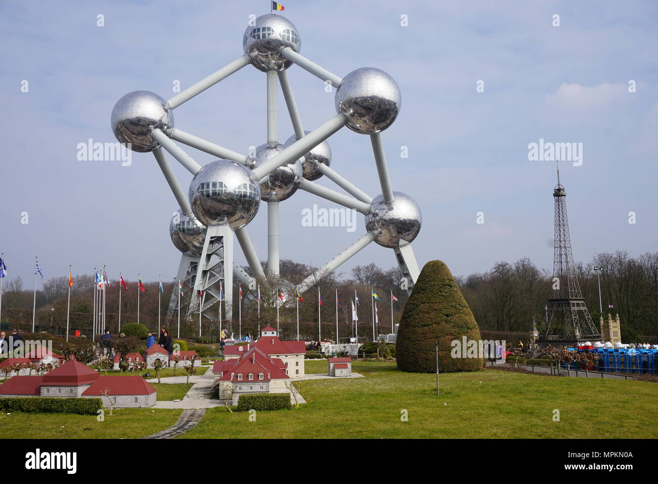 Brussels belgium atomium mini europe hi-res stock photography and ...