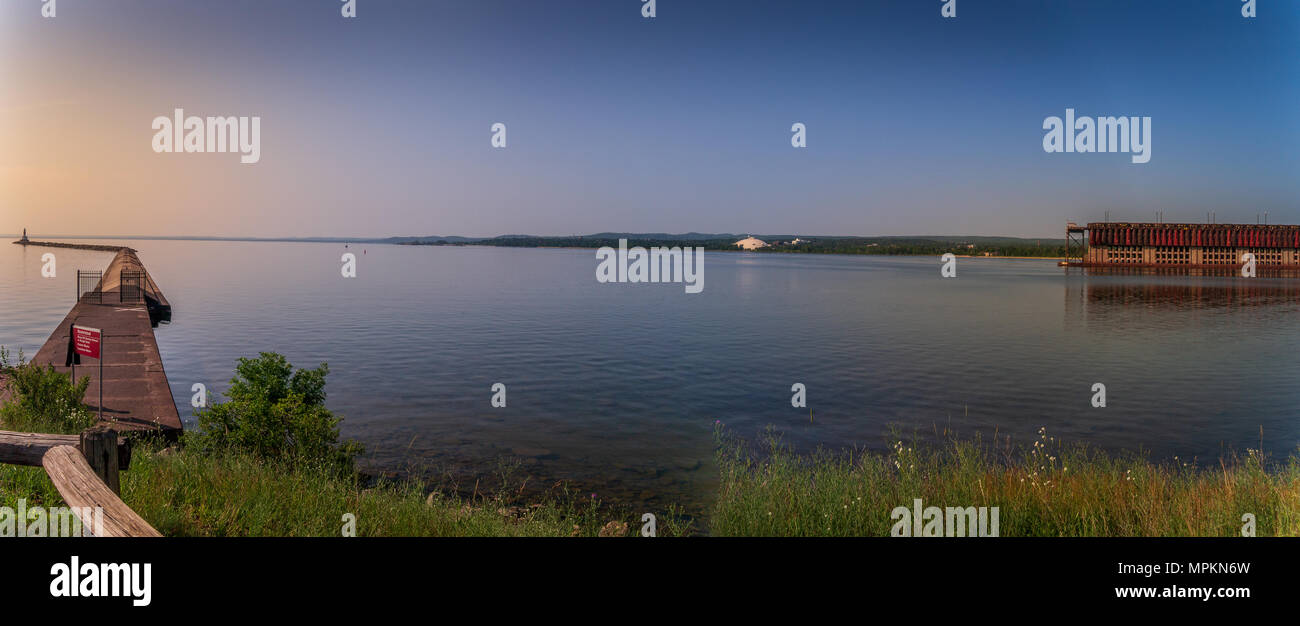 Presque Isle Point, Lake Superior, near Marquette, Michigan Stock Photo ...