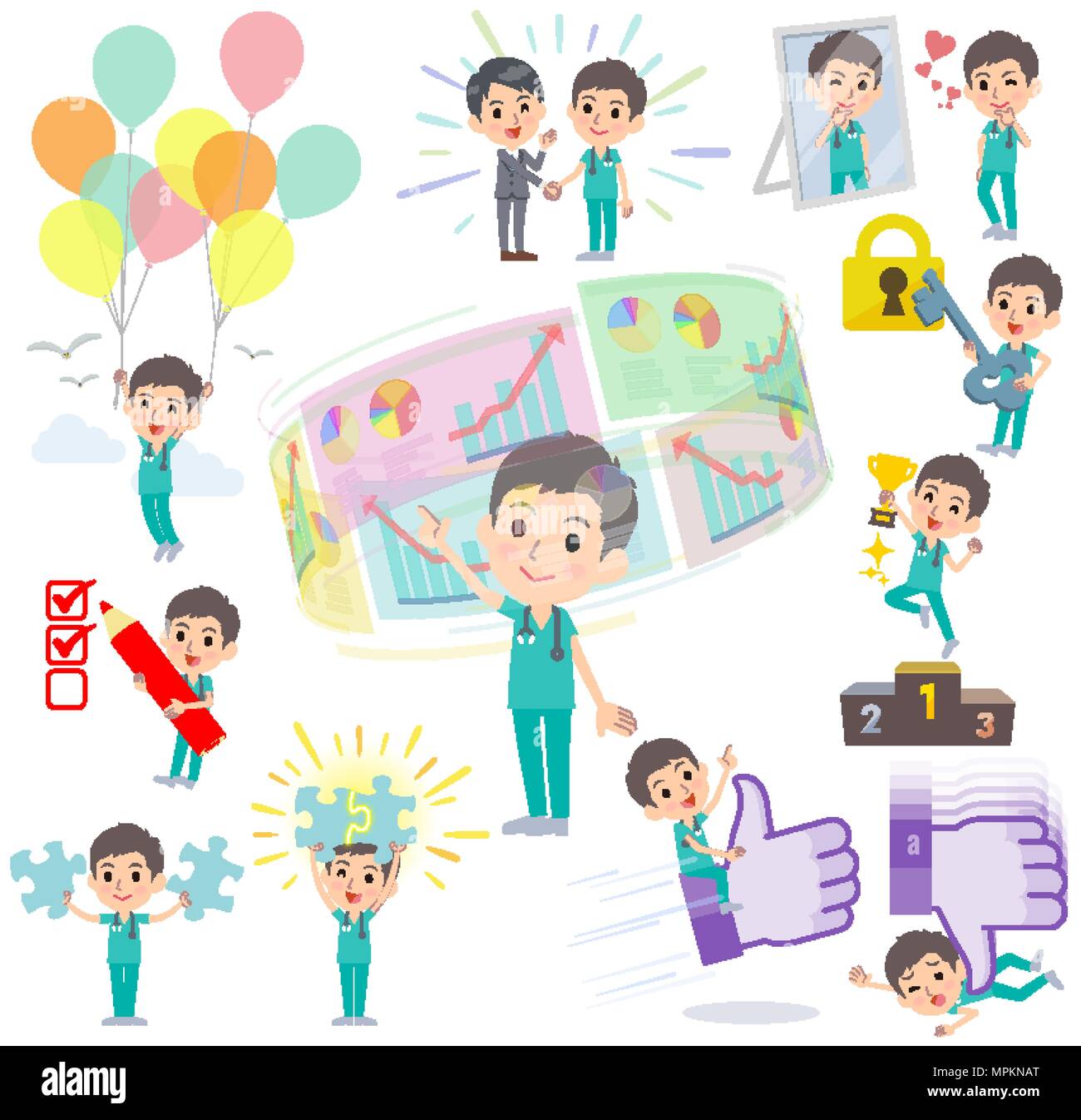 Evaluation operation Stock Vector Images - Alamy