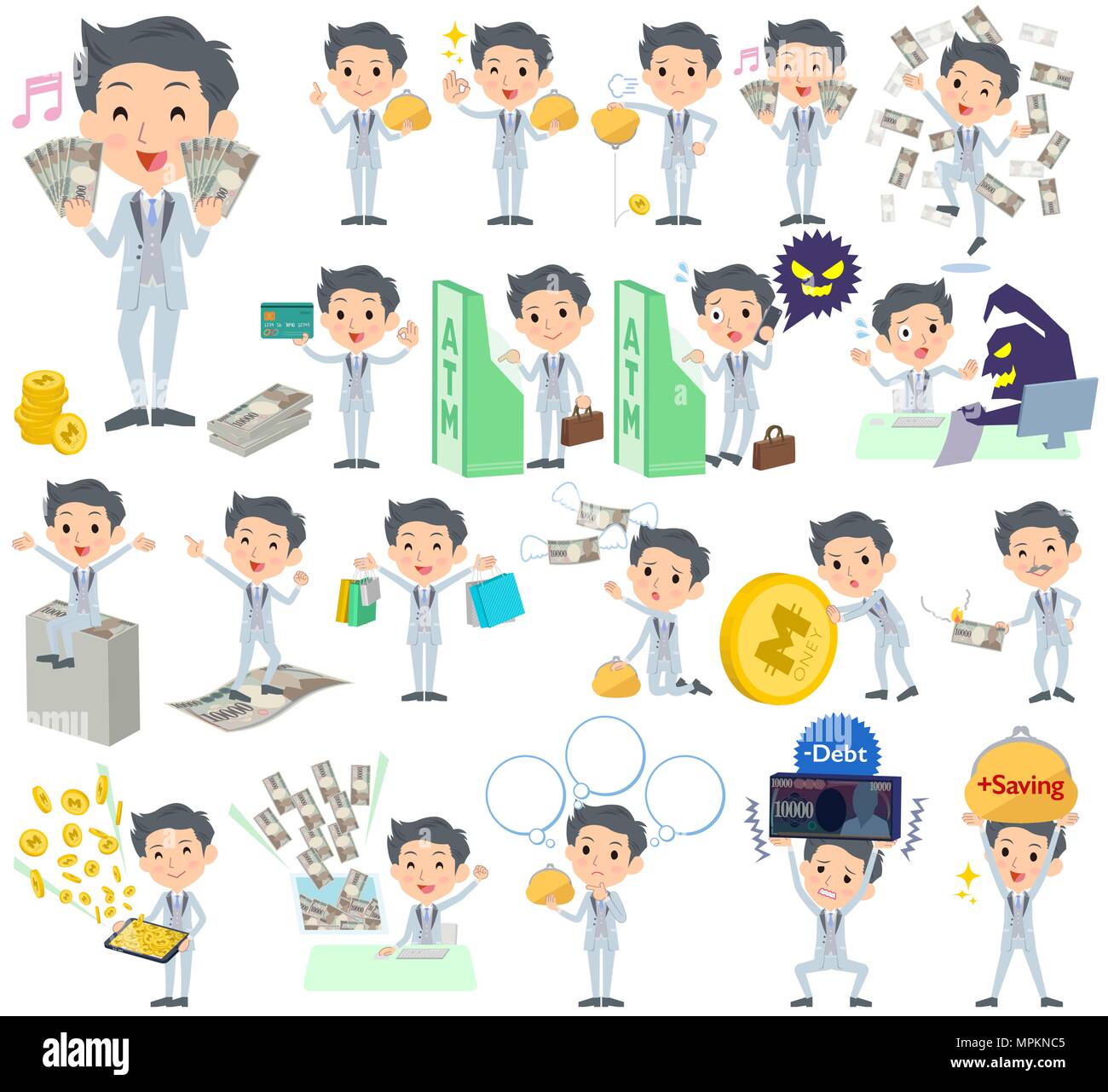Set groom man suit Cut Out Stock Images & Pictures - Alamy