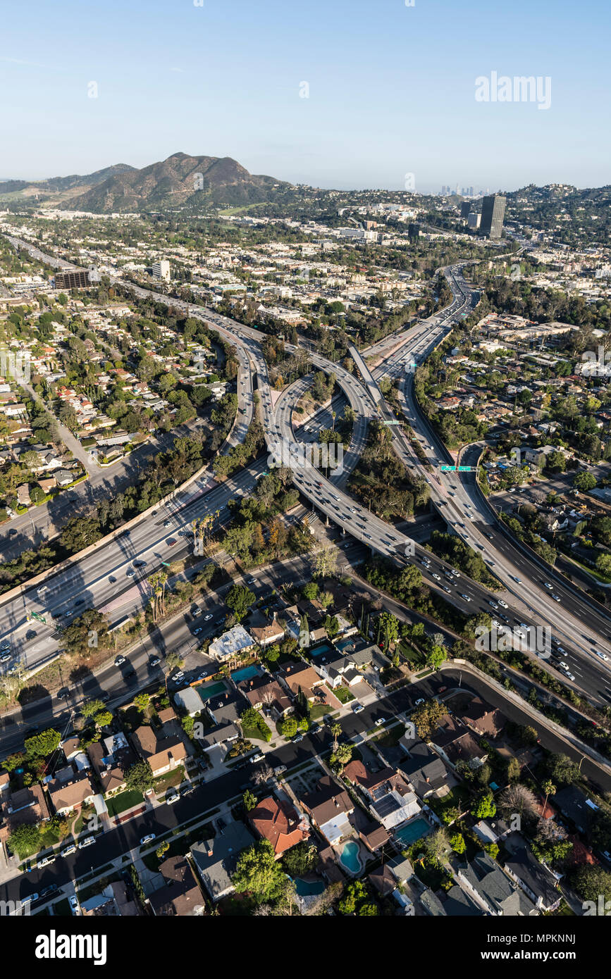 Hollywood freeway 101 hi-res stock photography and images - Alamy