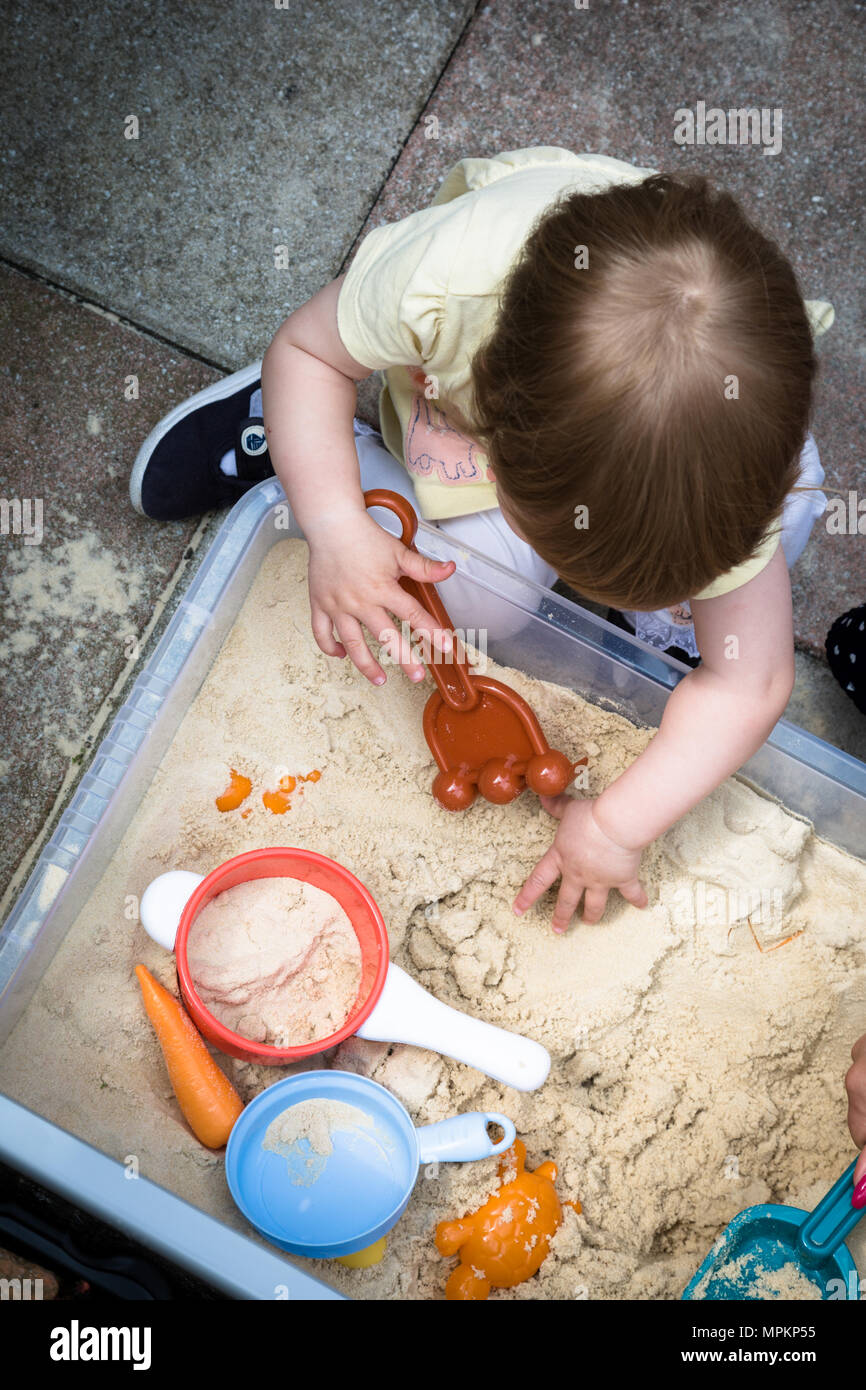 Preschool sandpit hi-res stock photography and images - Alamy
