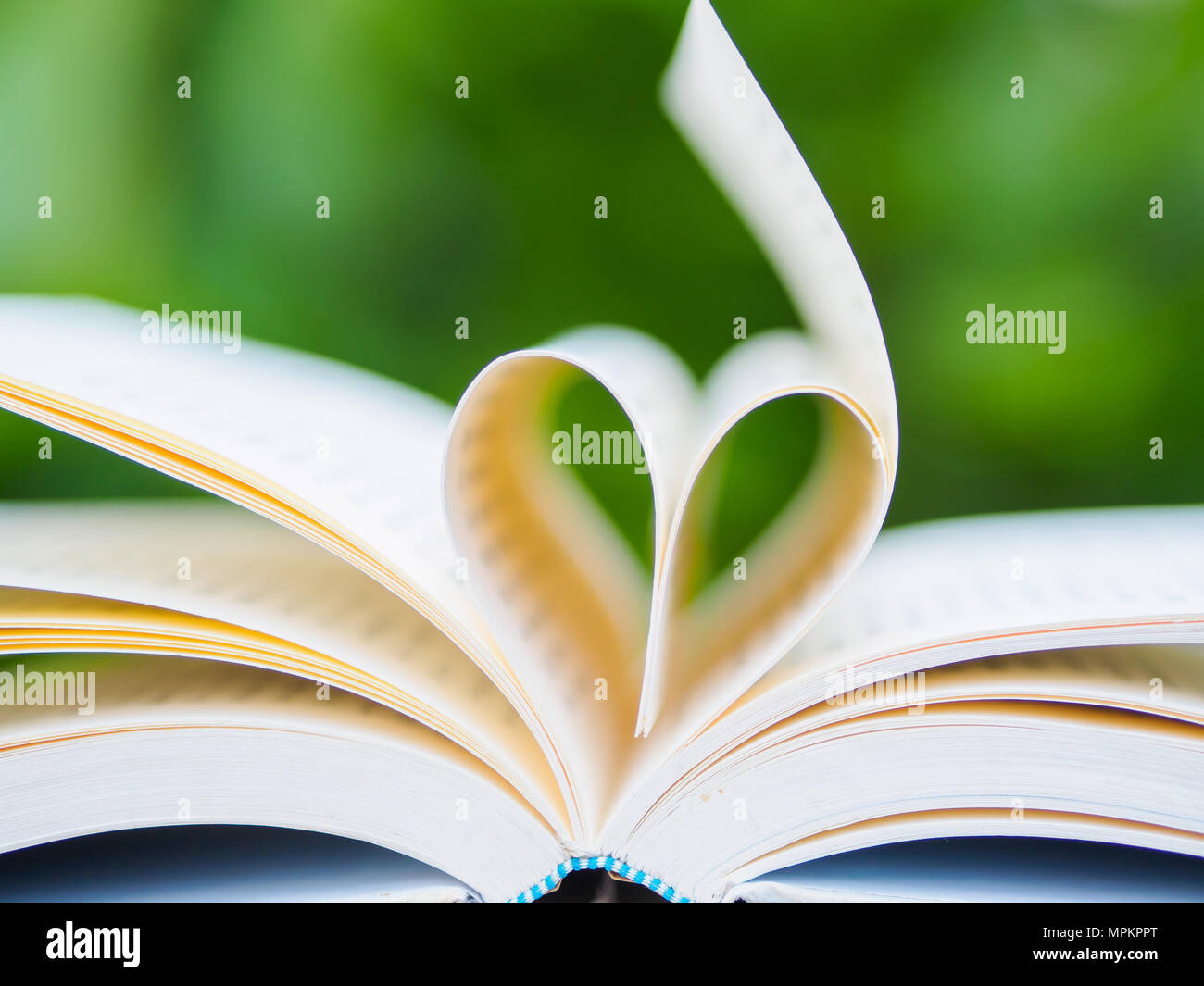 Opened book pages forming hi-res stock photography and images - Alamy