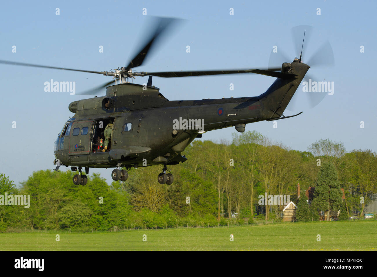 Sud Aviation, SA330 Puma at Old Warden, Bedford Stock Photo - Alamy