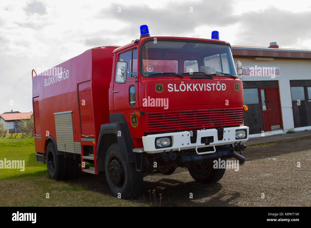 Slokkvistod fire engine, emergency vehicle, rescue firefighter, safety ...