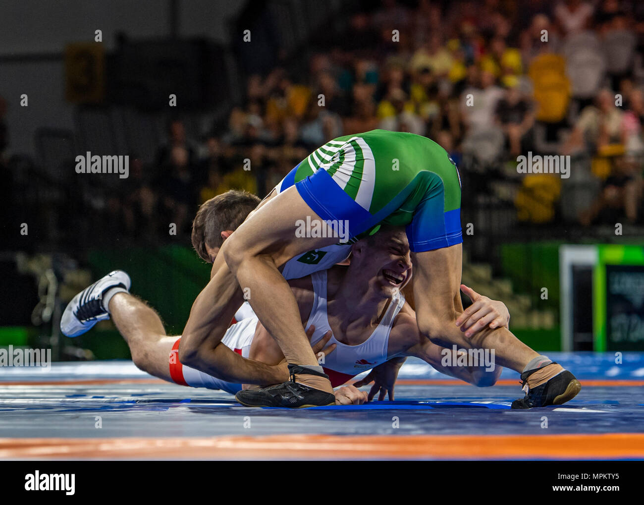 GOLD COAST, AUSTRALIA - APRIL 12: Muhammad Bilal of Pakistan v George ...