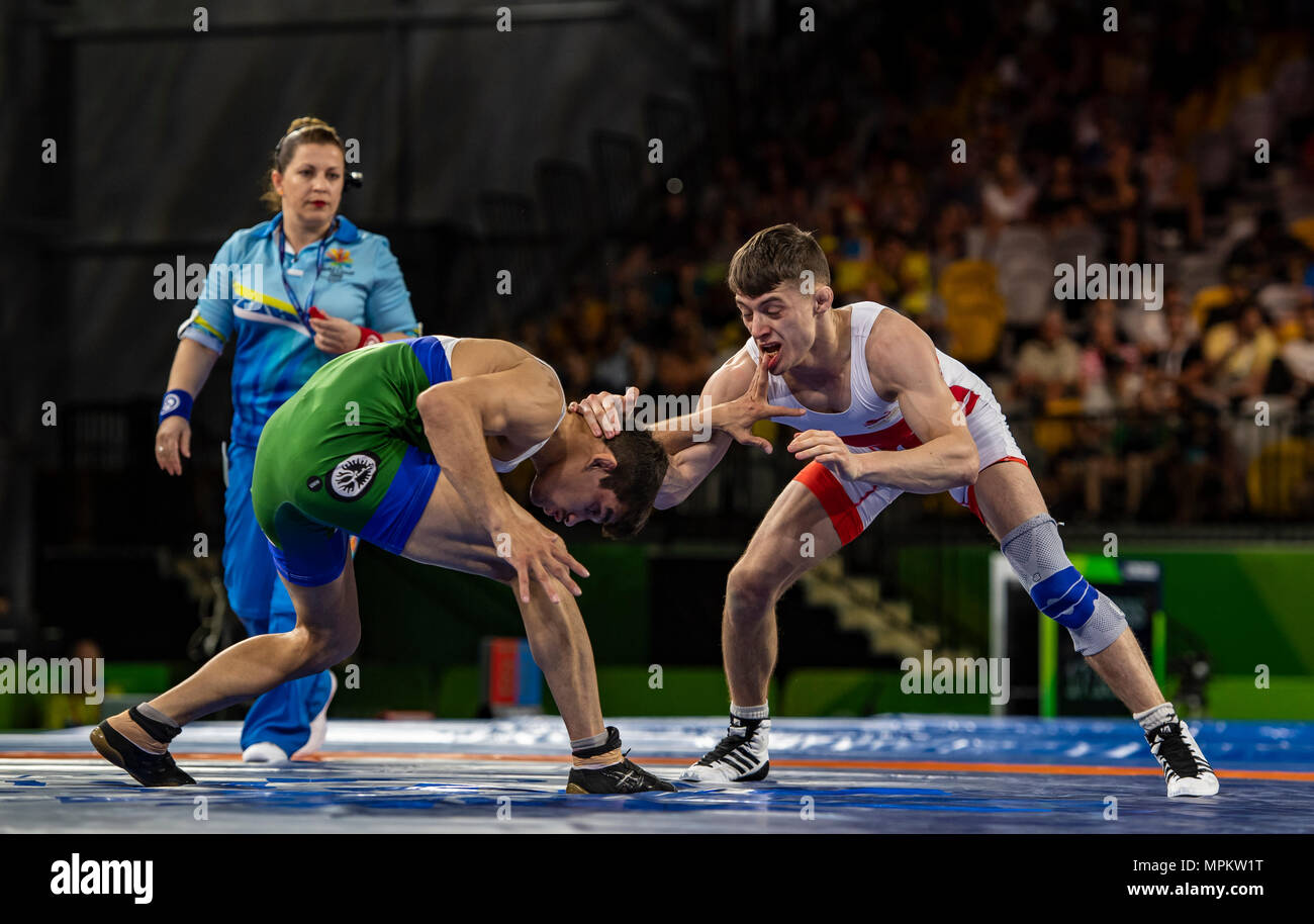 GOLD COAST, AUSTRALIA - APRIL 12: Muhammad Bilal of Pakistan v George ...