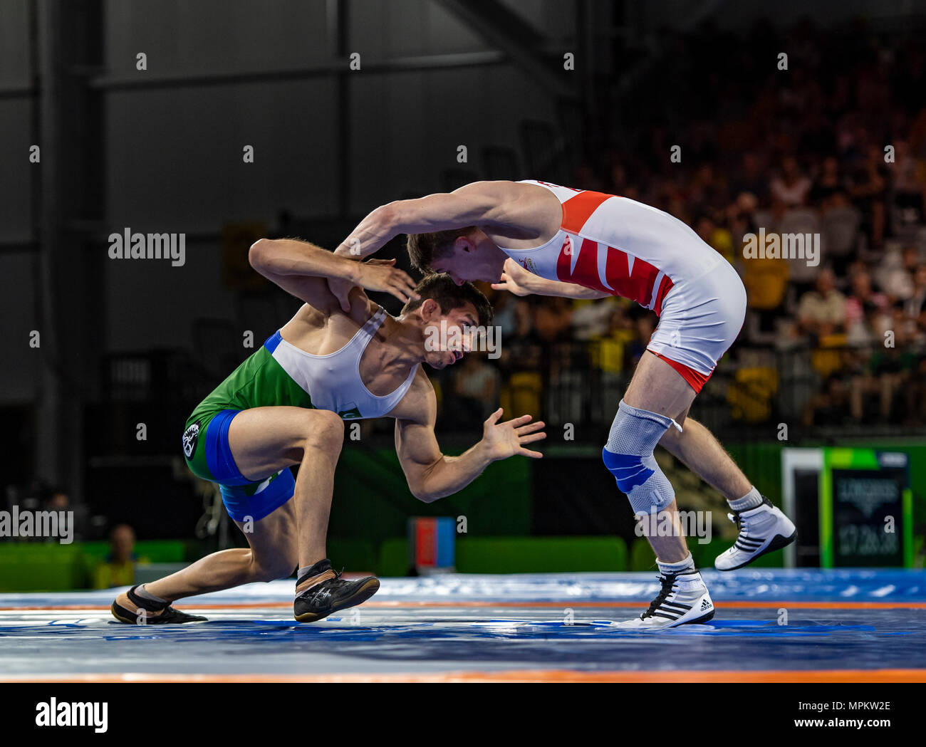 GOLD COAST, AUSTRALIA - APRIL 12: Muhammad Bilal of Pakistan v George ...