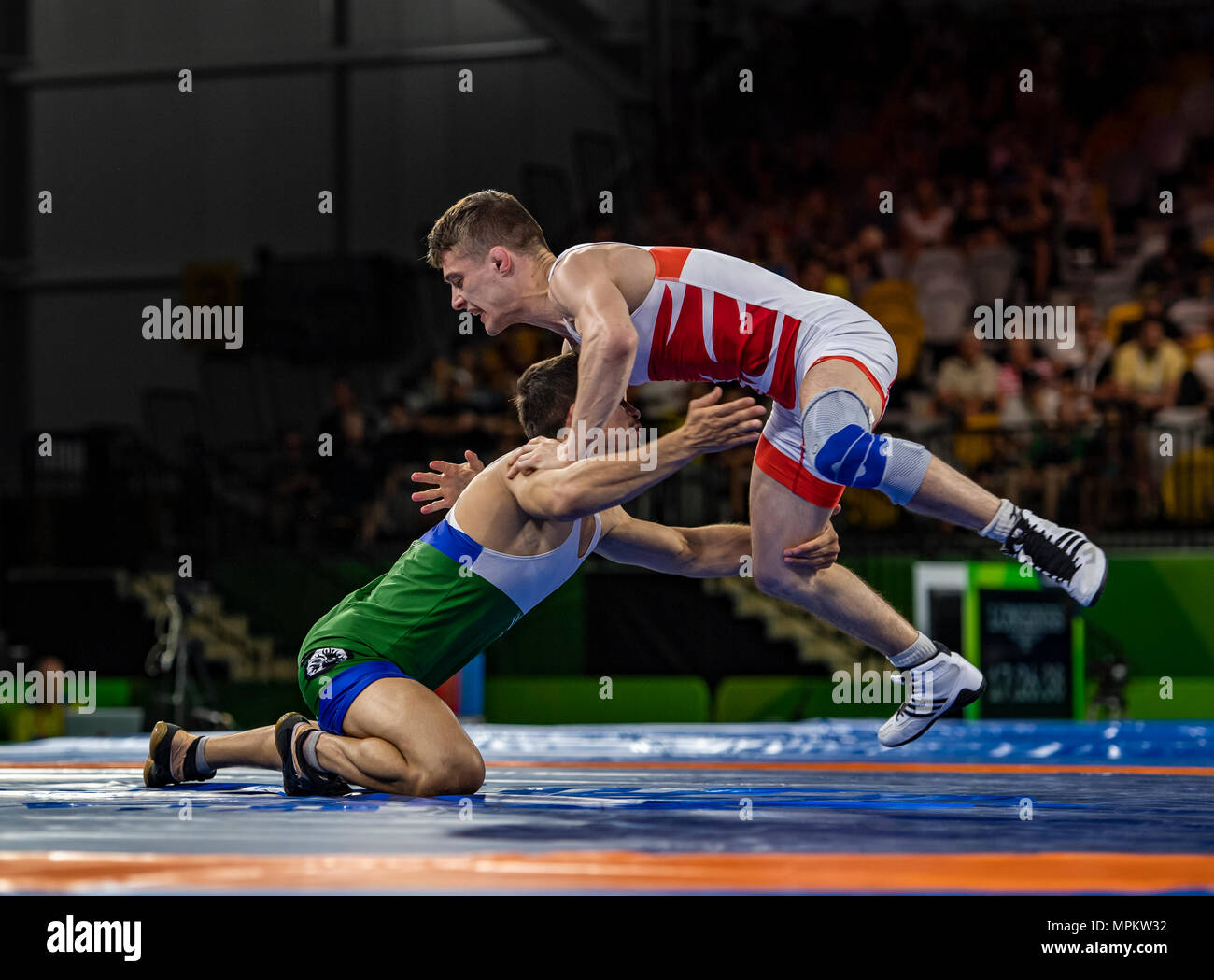 GOLD COAST, AUSTRALIA - APRIL 12: Muhammad Bilal of Pakistan v George ...