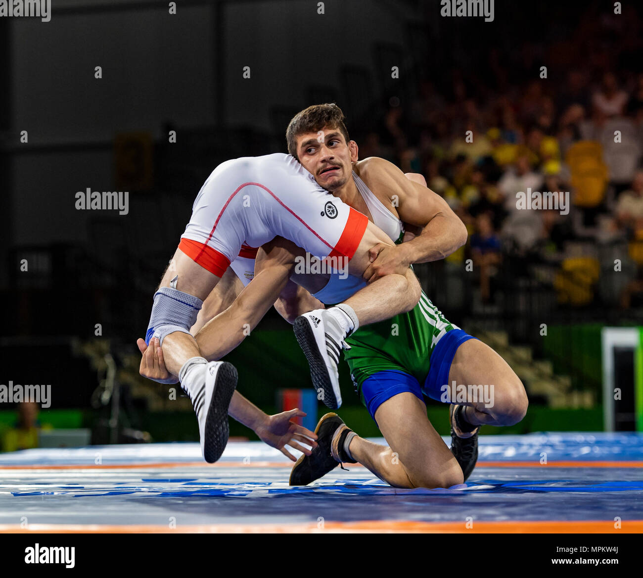 GOLD COAST, AUSTRALIA - APRIL 12: Muhammad Bilal of Pakistan v George ...