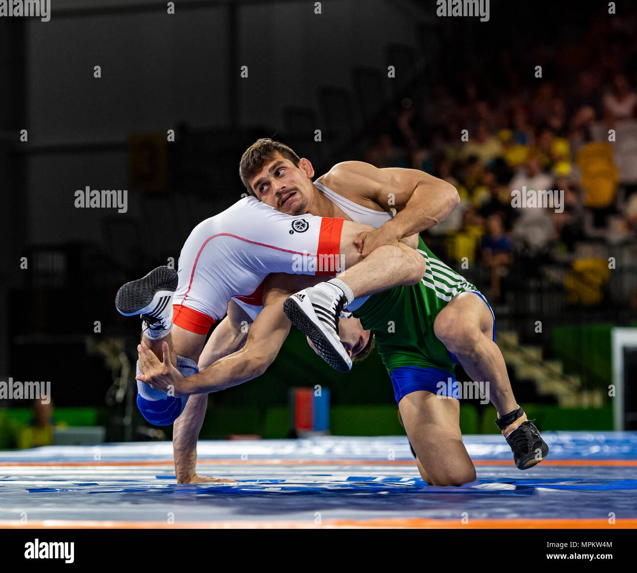 GOLD COAST, AUSTRALIA - APRIL 12: Muhammad Bilal of Pakistan v George ...