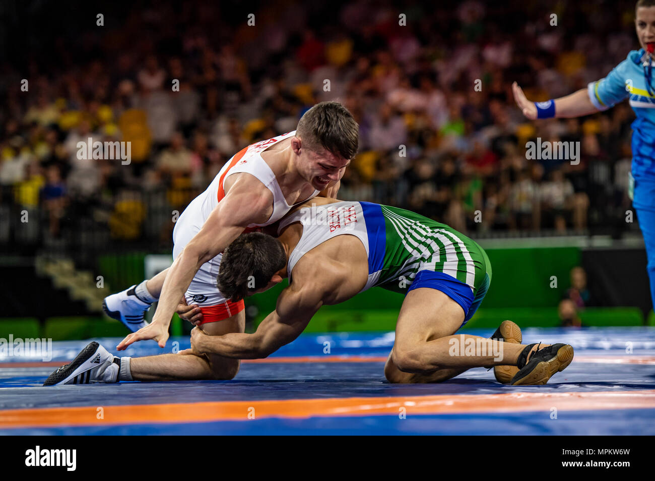 GOLD COAST, AUSTRALIA - APRIL 12: Muhammad Bilal of Pakistan v George ...