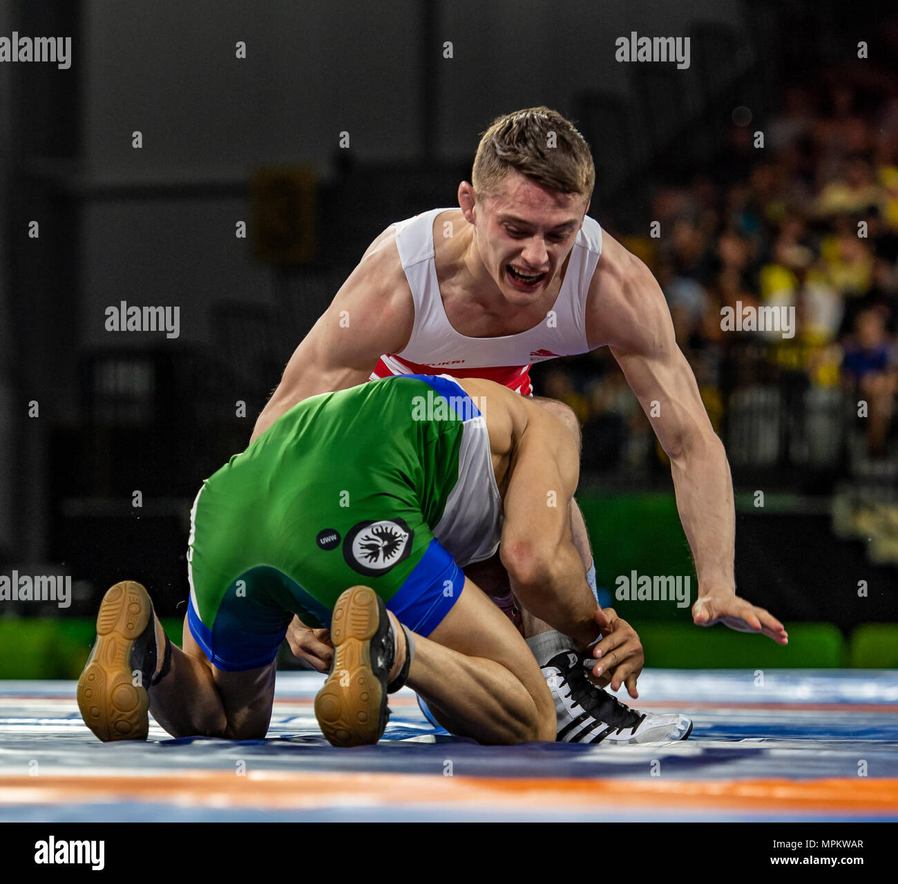 GOLD COAST, AUSTRALIA - APRIL 12: Muhammad Bilal of Pakistan v George ...