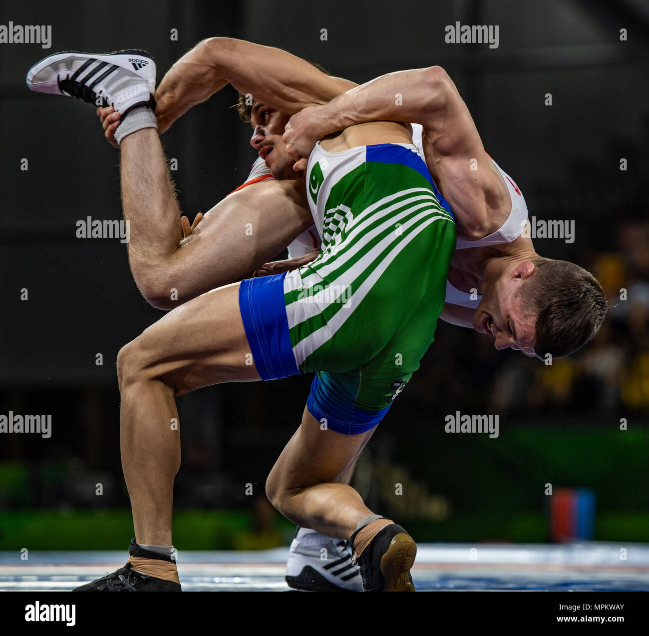 GOLD COAST, AUSTRALIA - APRIL 12: Muhammad Bilal of Pakistan v George ...