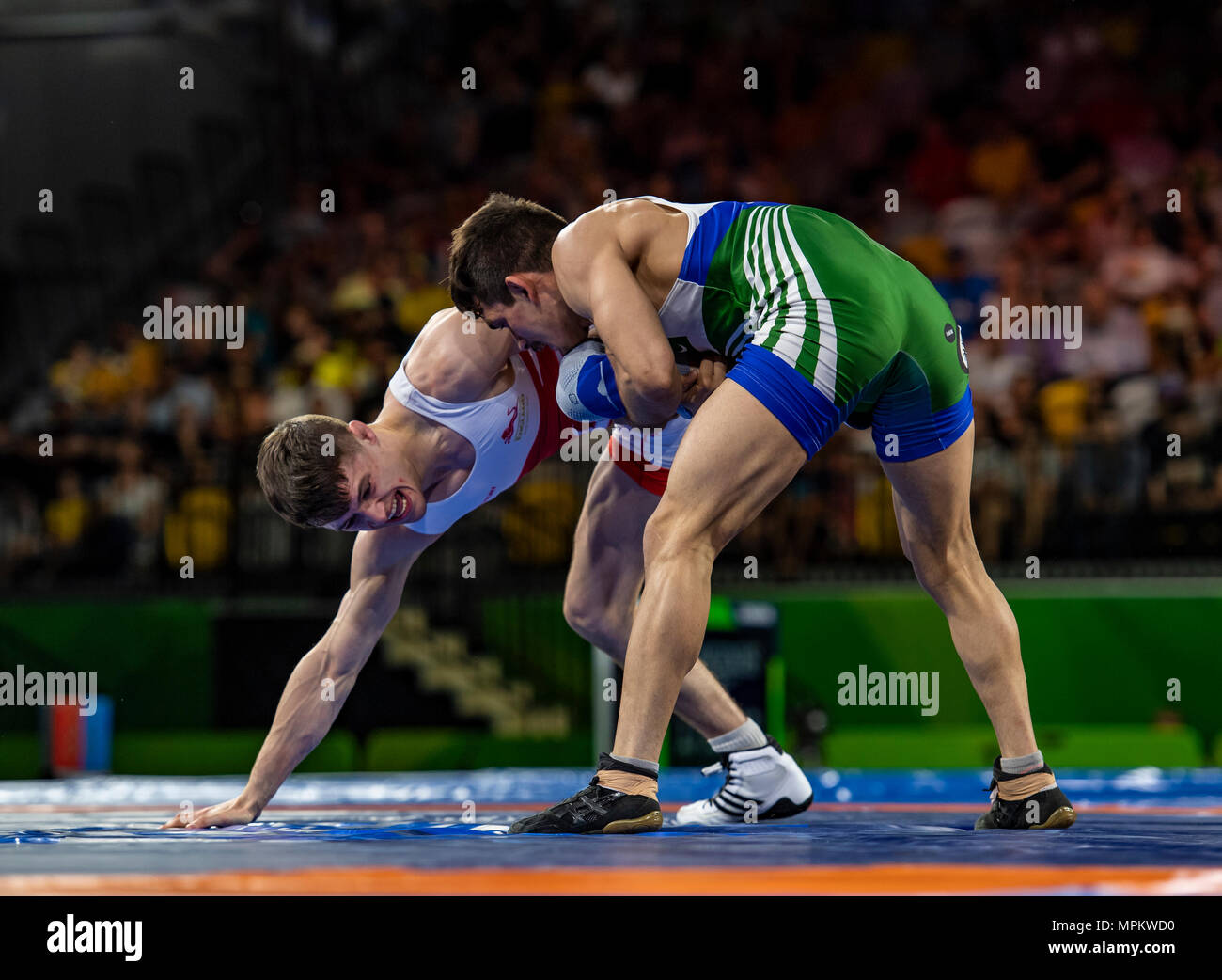 GOLD COAST, AUSTRALIA - APRIL 12: Muhammad Bilal of Pakistan v George ...