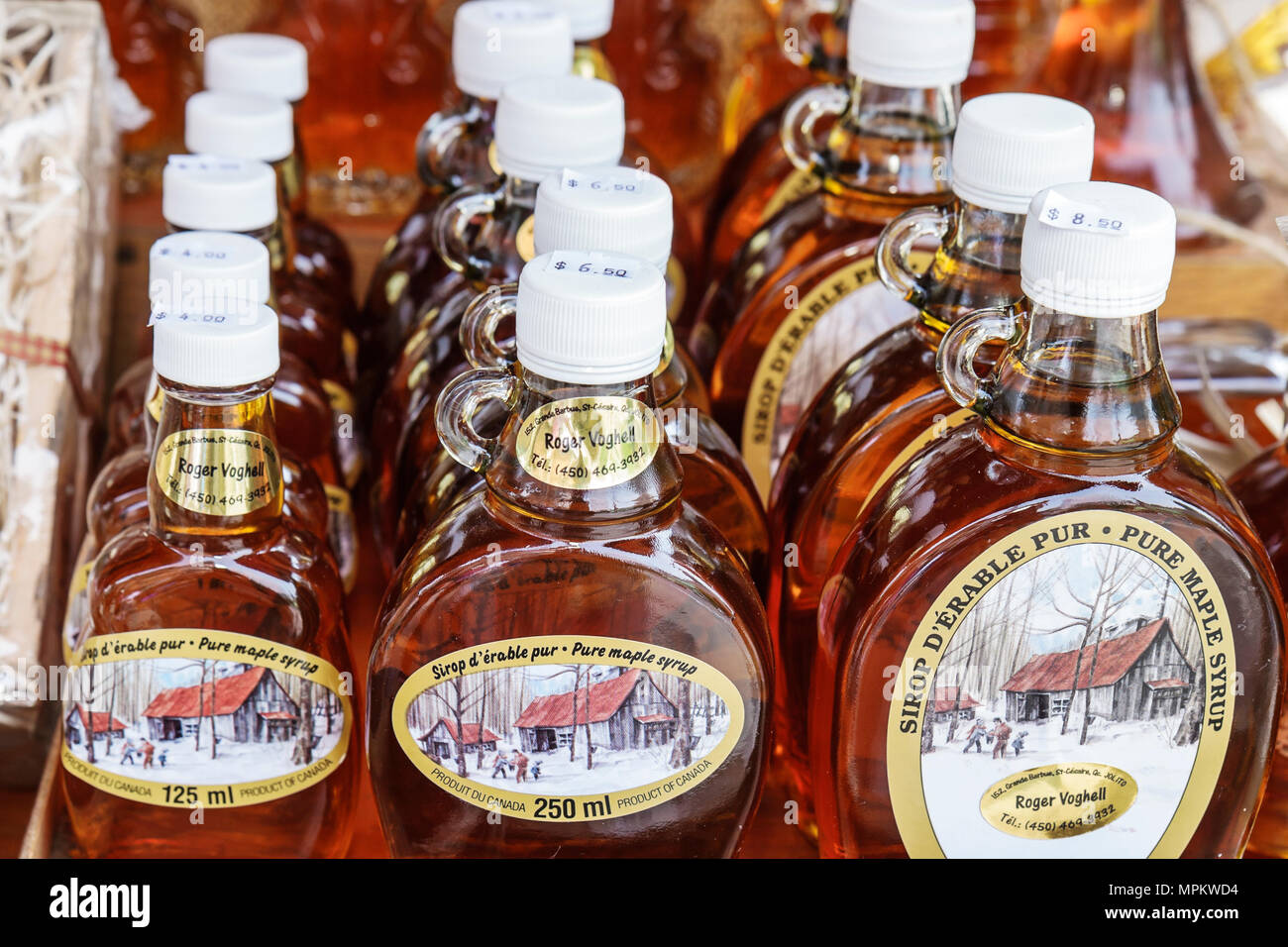 Maple Syrup Quebec High Resolution Stock Photography and Images - Alamy