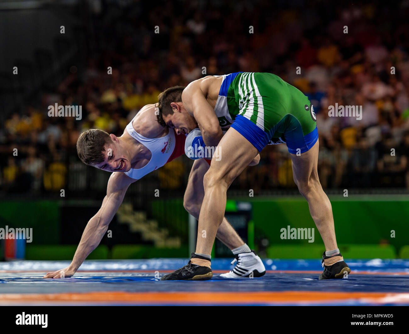 GOLD COAST, AUSTRALIA - APRIL 12: Muhammad Bilal of Pakistan v George ...