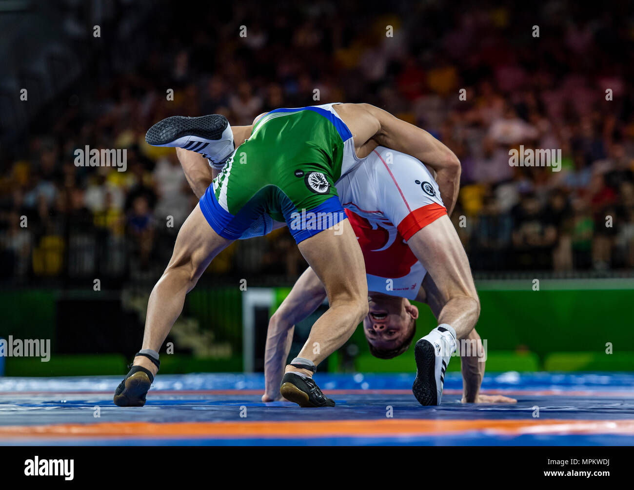 GOLD COAST, AUSTRALIA - APRIL 12: Muhammad Bilal of Pakistan v George ...