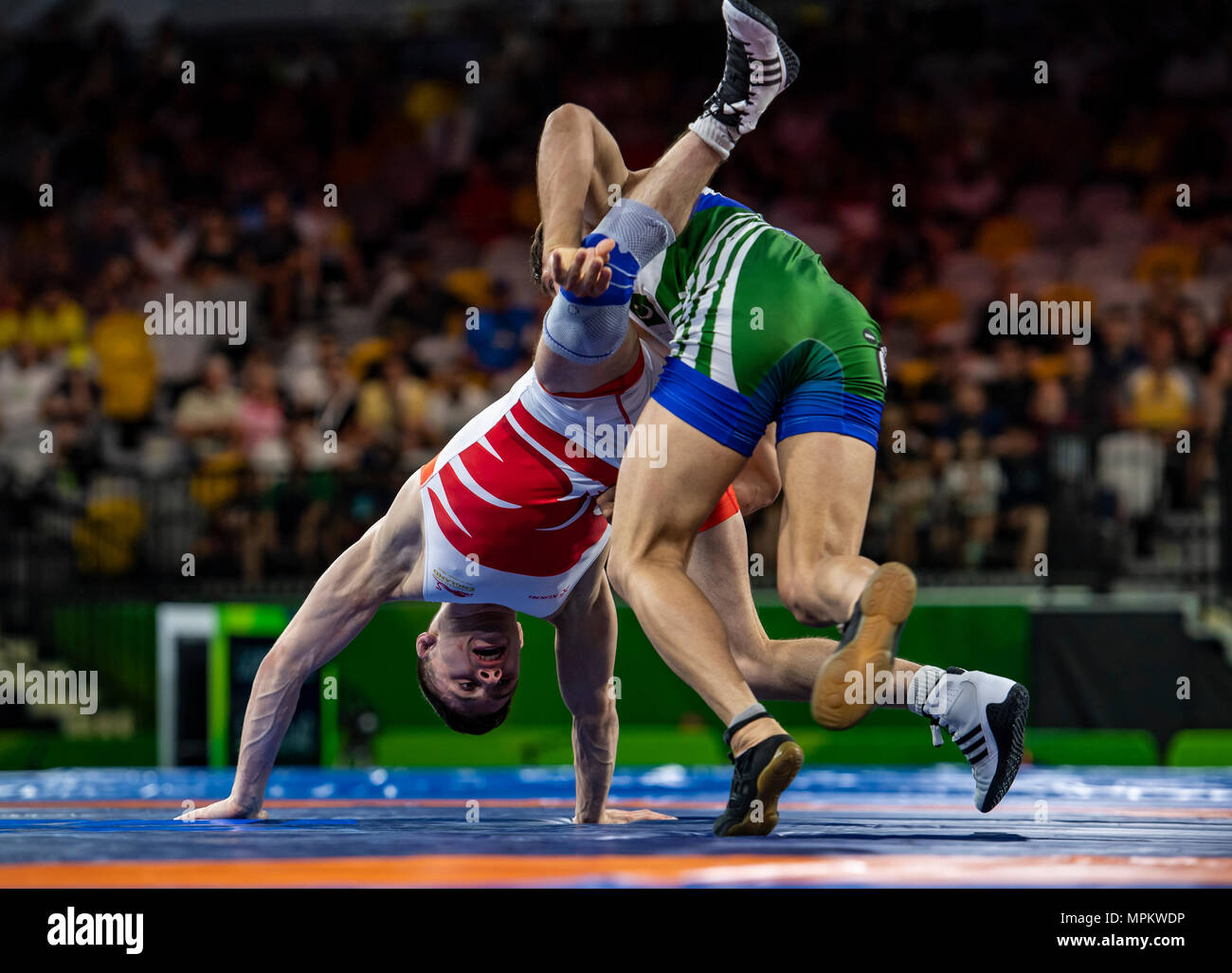 GOLD COAST, AUSTRALIA - APRIL 12: Muhammad Bilal of Pakistan v George ...
