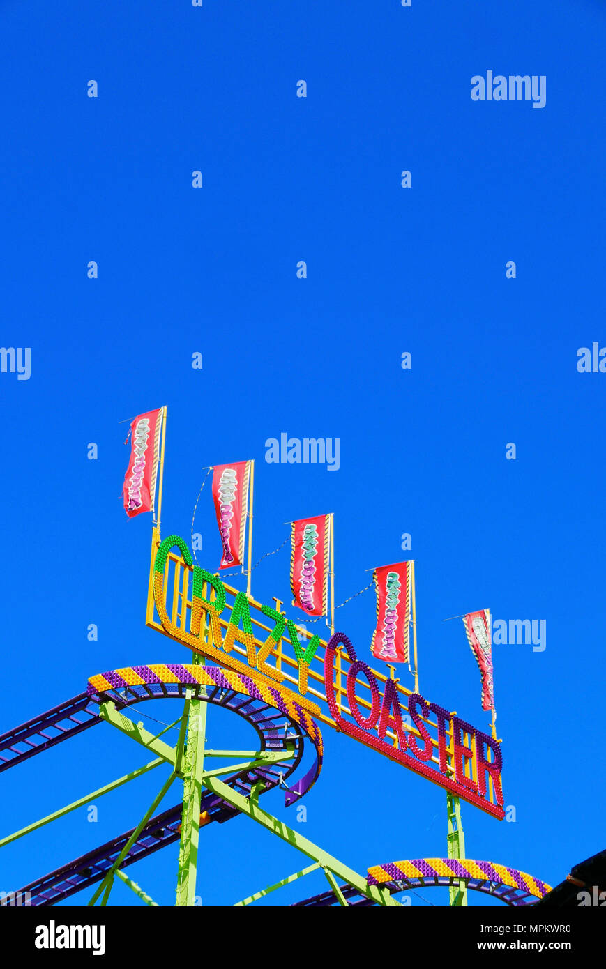 Crazy coaster blackpool hi-res stock photography and images - Alamy