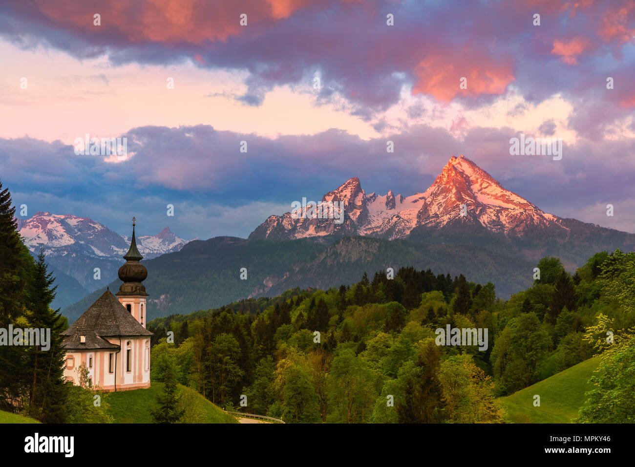 Wallfahrtskirche Maria Gern High Resolution Stock Photography and ...
