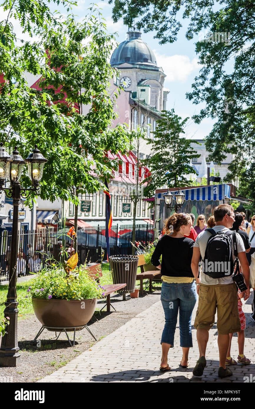 Canada quebec city rue sainte anne hi-res stock photography and images ...