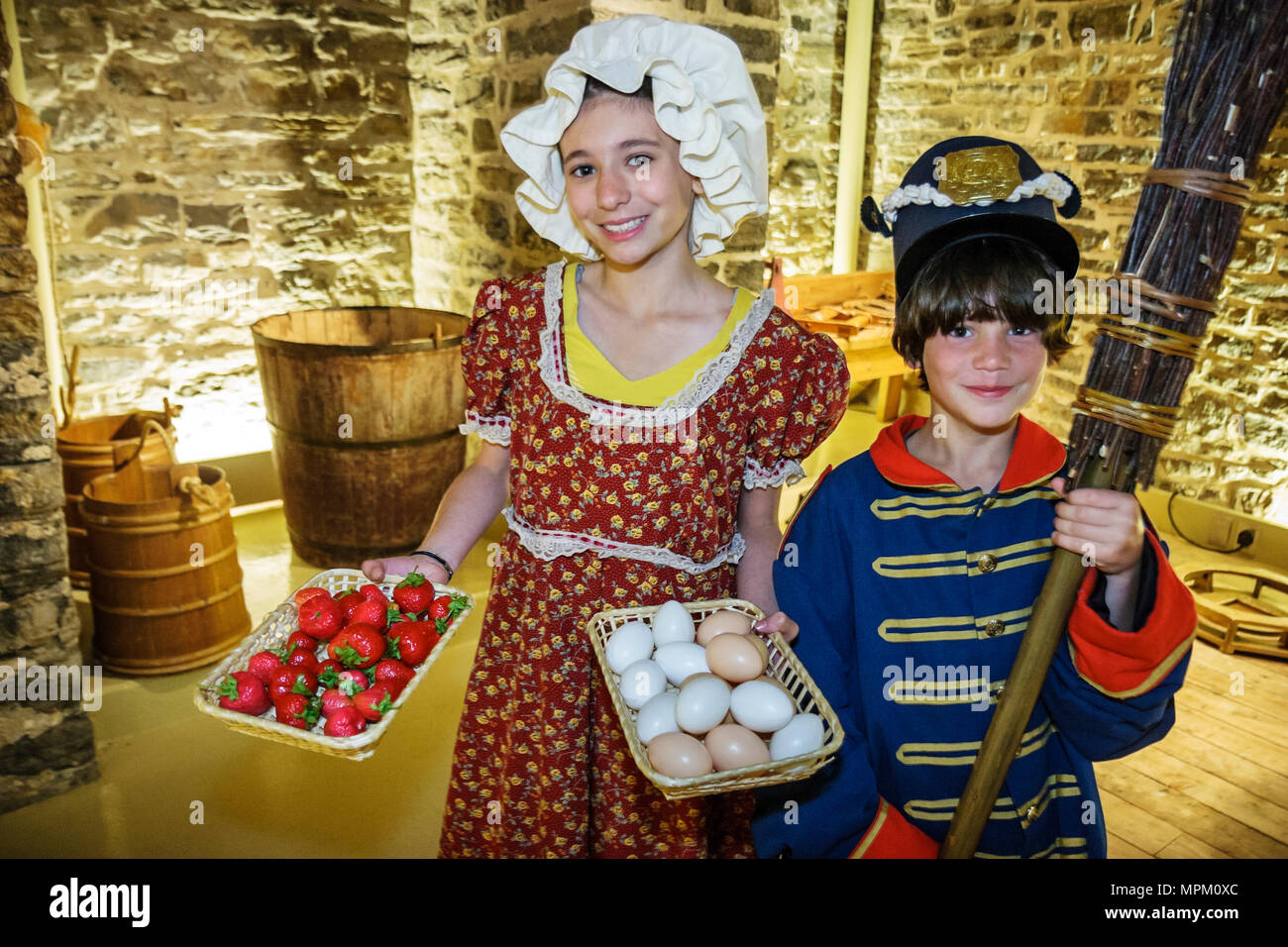 Quebec costume museum hi-res stock photography and images - Alamy