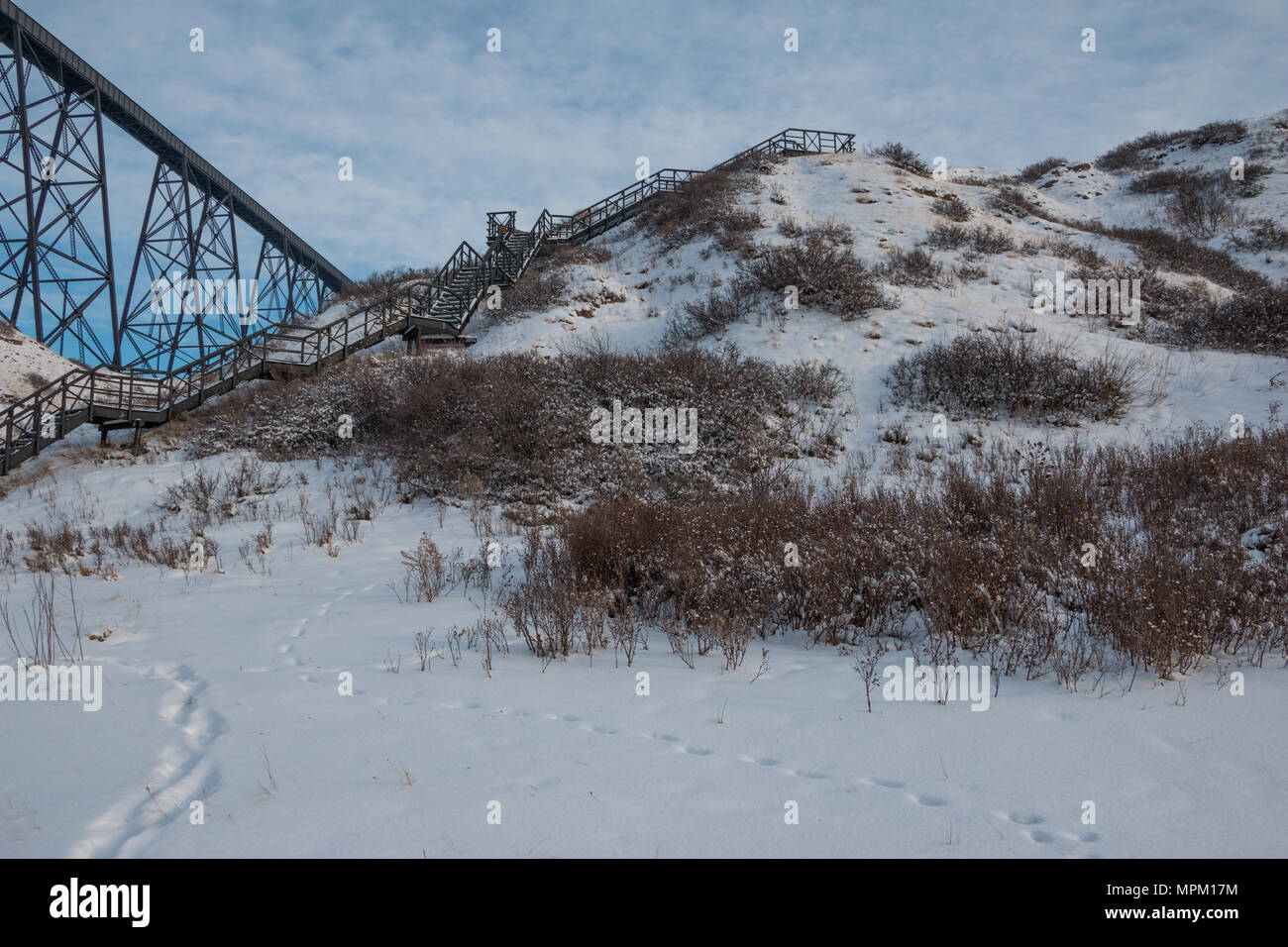 Lethbridge High Level Bridge High Resolution Stock Photography and ...