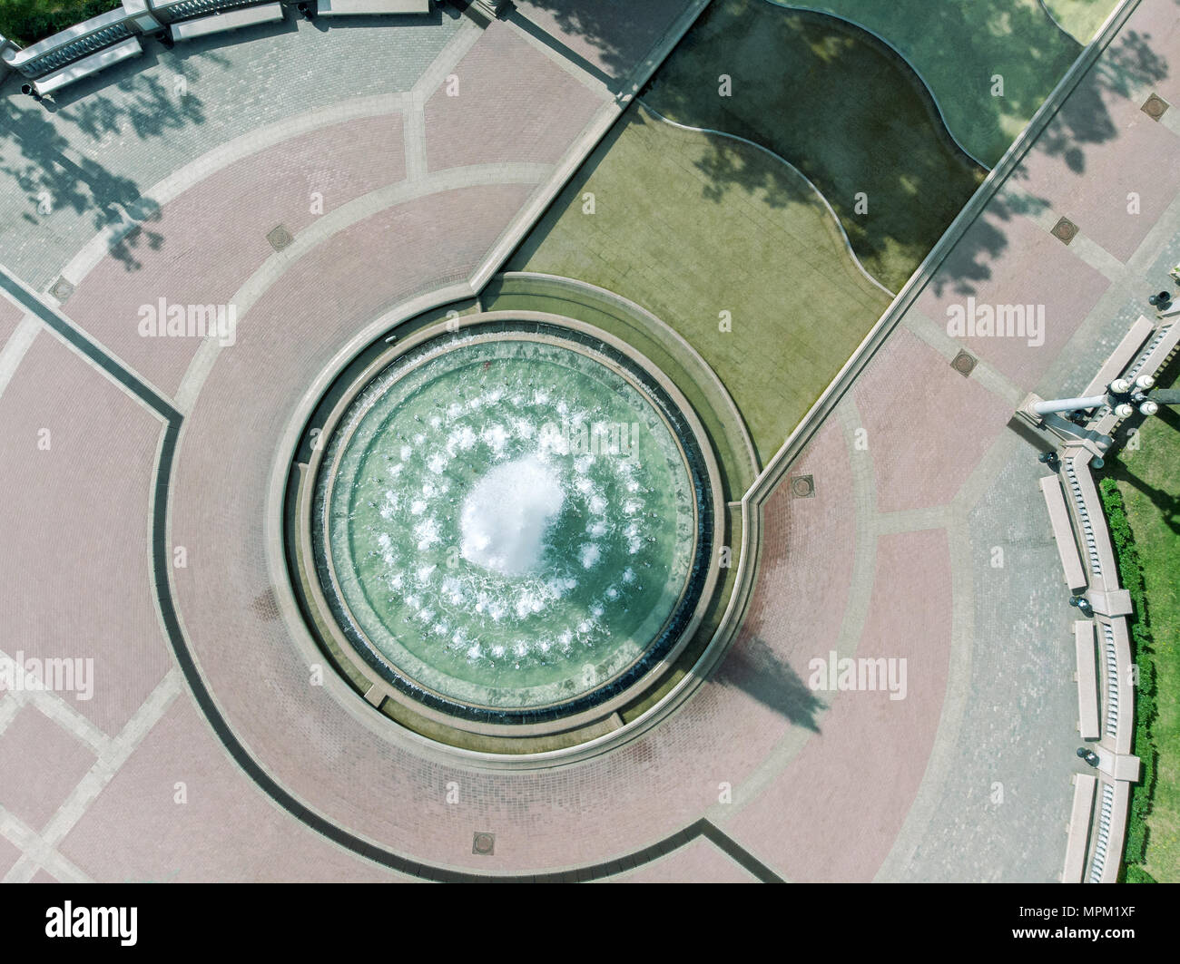 Aerial view public square hi-res stock photography and images - Alamy