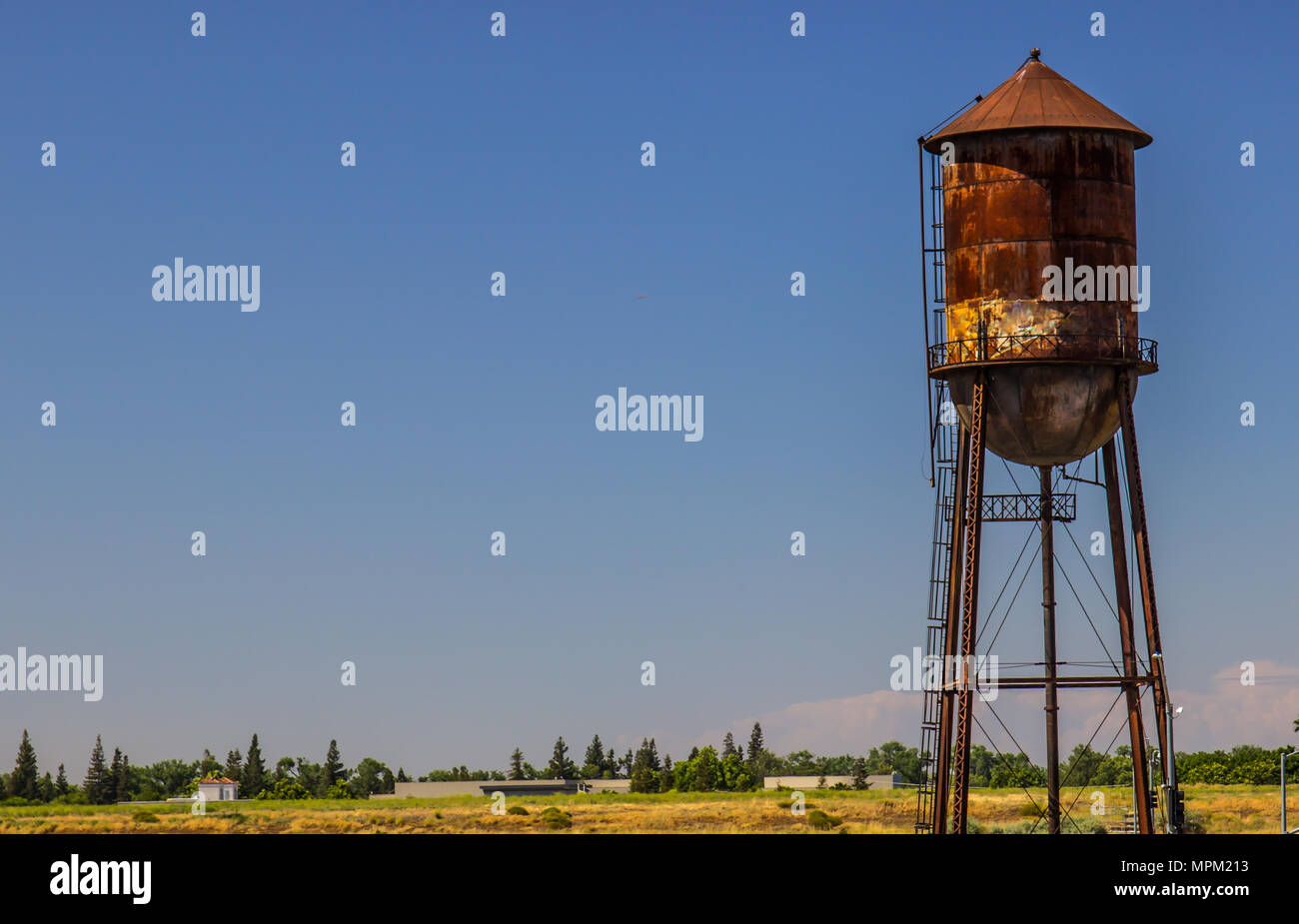 Old Rusty Water Tank Stock Photo - Alamy