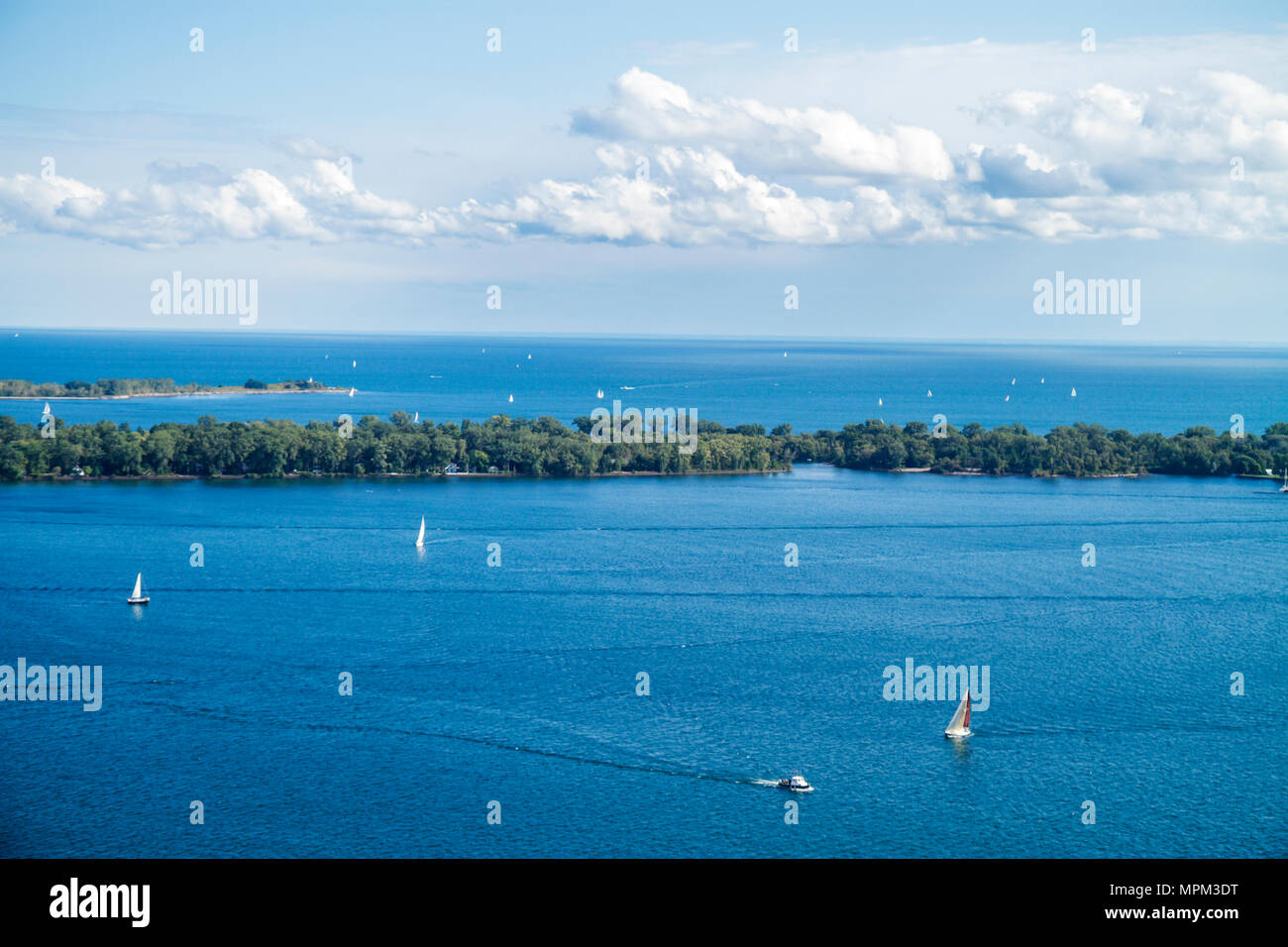 Toronto Canada,Great Lakes,Lake Ontario,Toronto Island,Islands,clouds ...