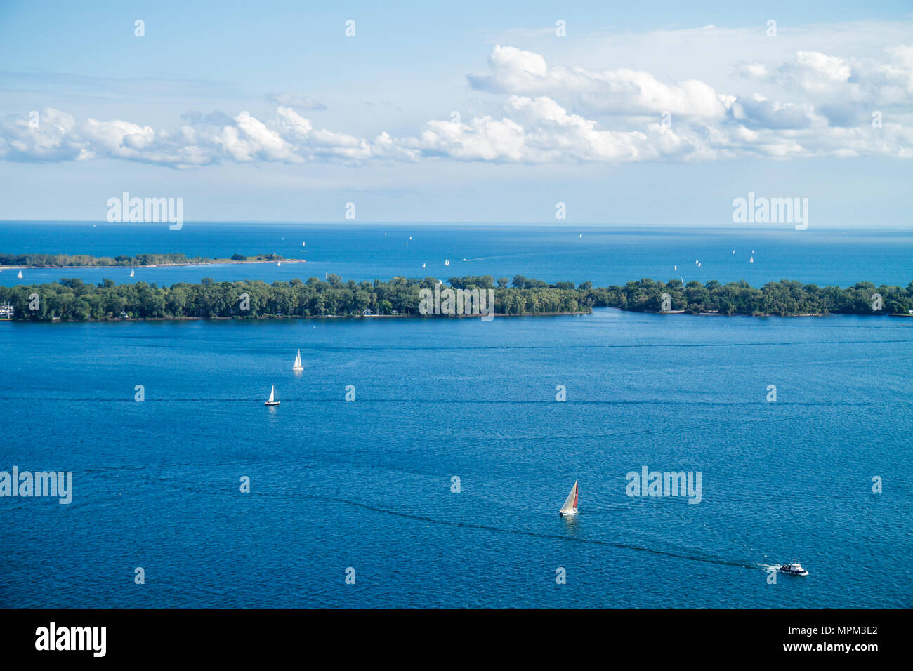 Canada, Toronto, Great Lakes, Lake Ontario, Toronto Island, Islands ...