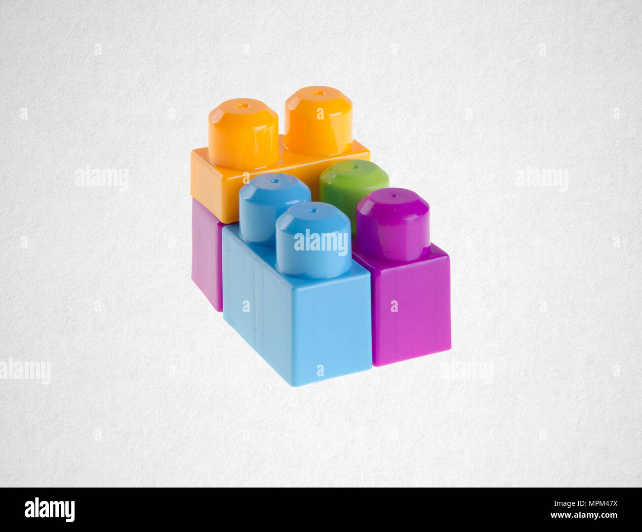 Building blocks or Plastic building blocks on background Stock Photo ...