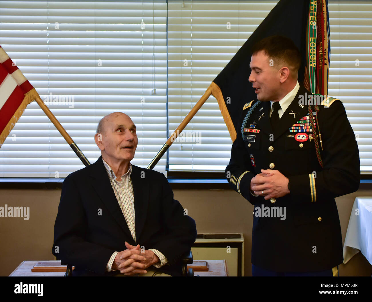Lt. Col. Marcus Wright, commander of 1st Battalion, 505th Parachute ...