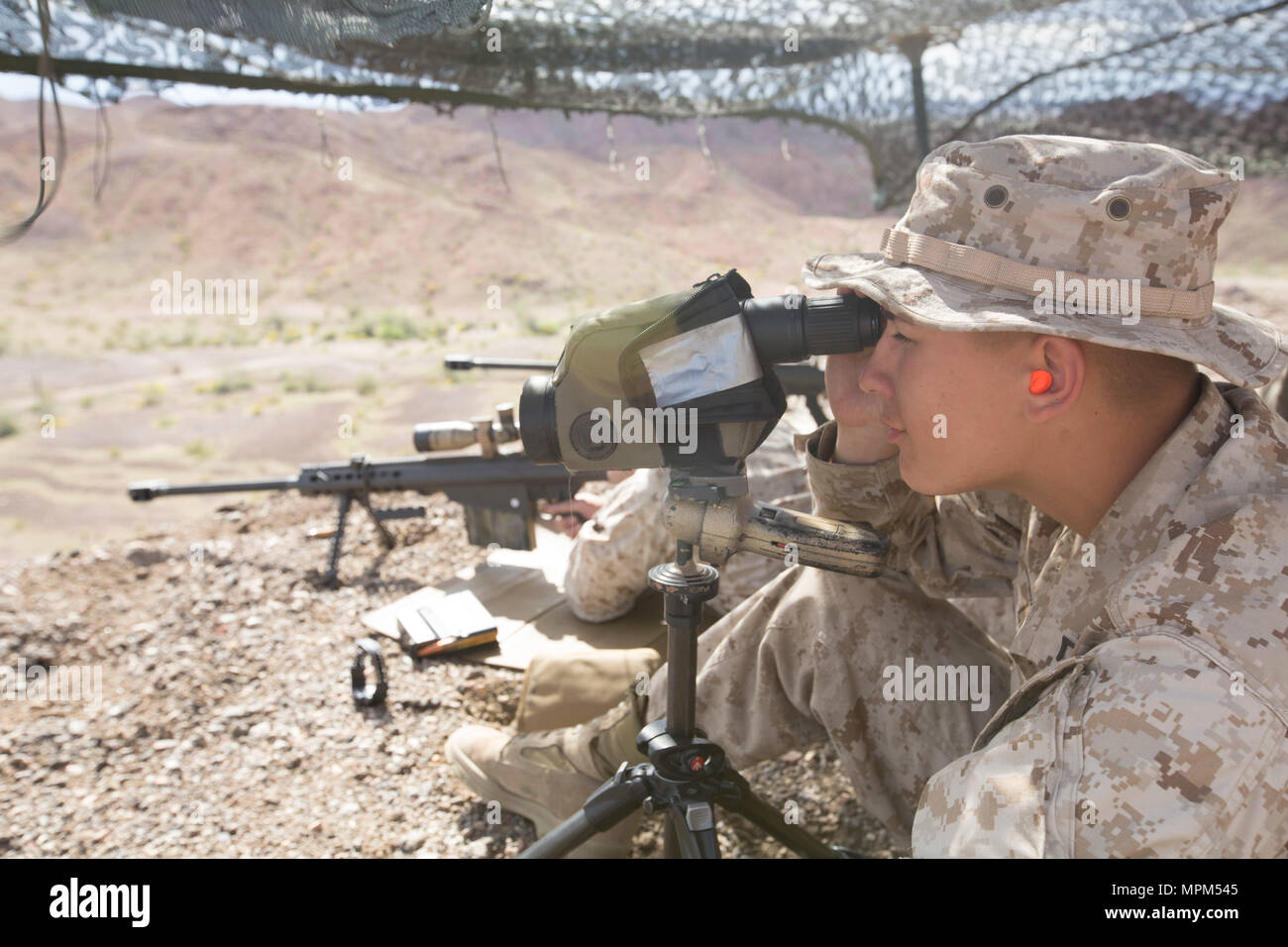 U.S. Marine Corps Pfc. Alec J. LePage, mortarman with Weapons Company ...