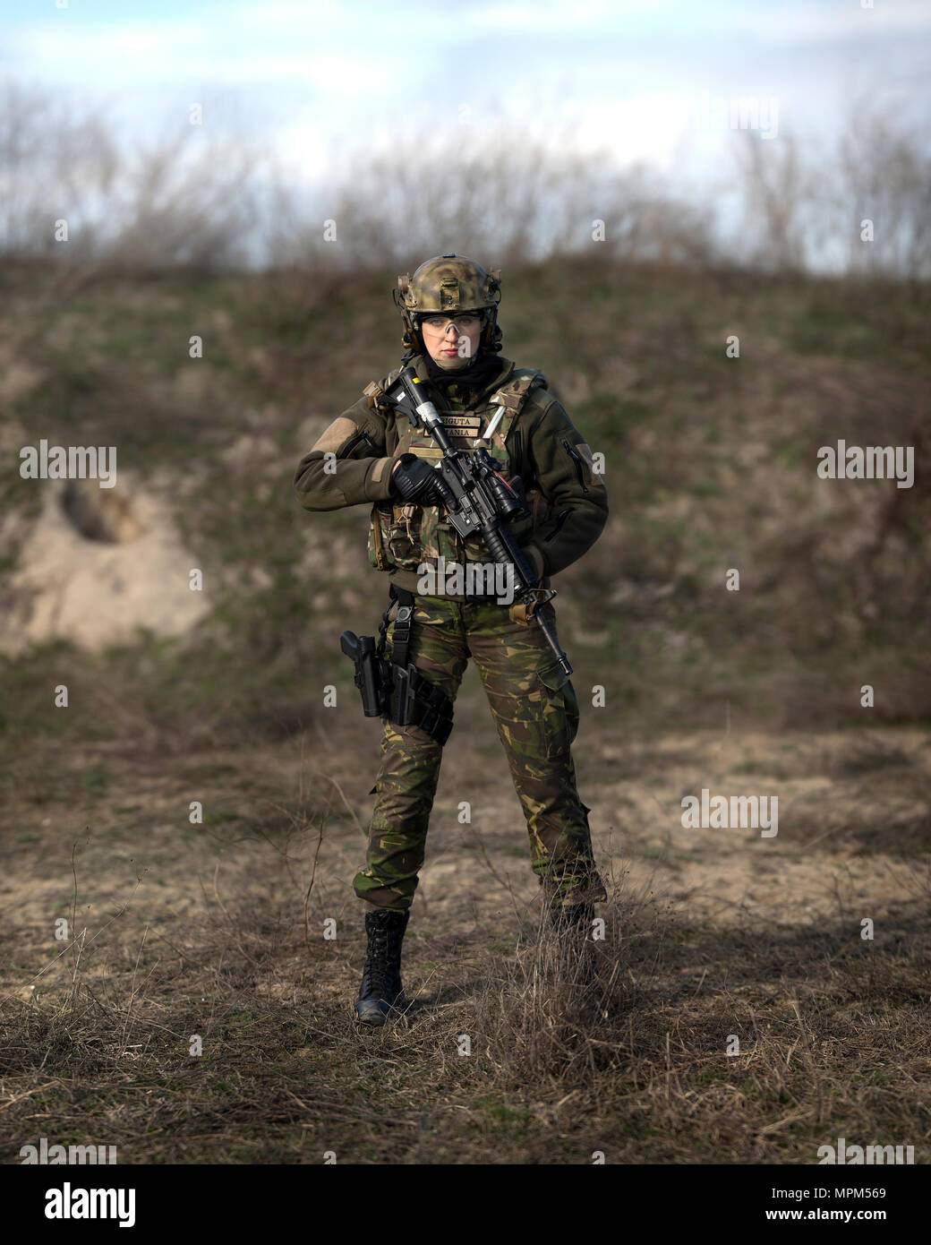 CAPU MIDIA, Romania (March 20, 2017)— Romanian Navy Sgt. Ramona Griguta ...