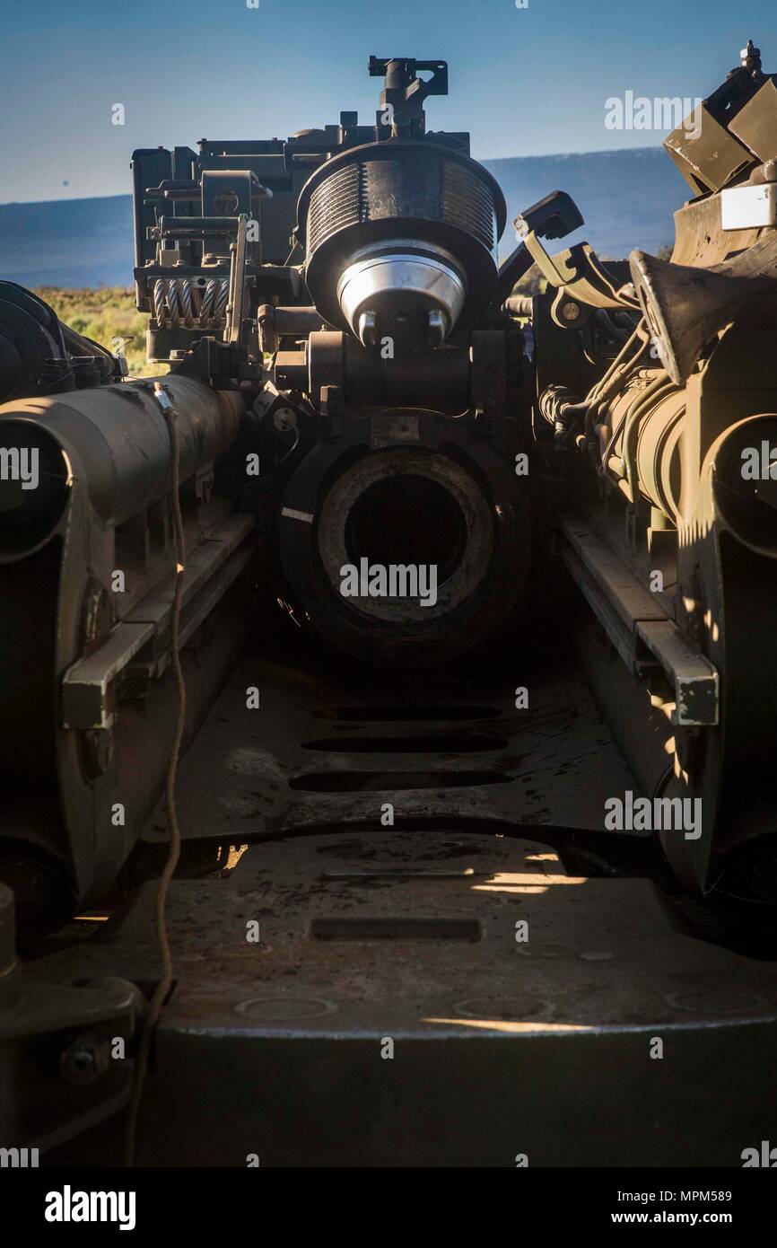 Packs belonging to U.S. Marines with Bravo Battery, 1st Battalion, 12th ...