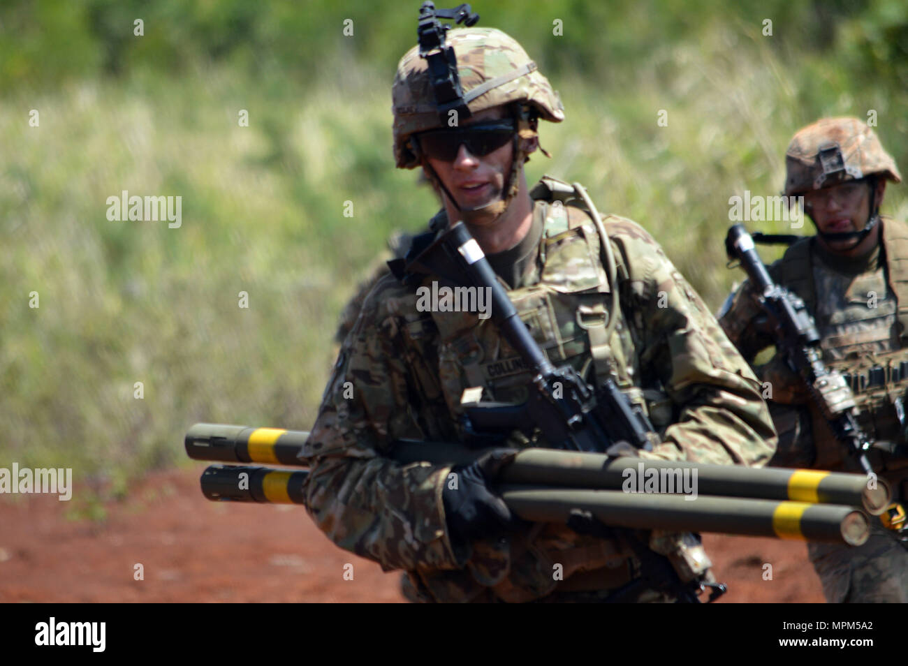 A combat engineer assigned to the 29th Brigade Engineer Battalion, 3rd ...