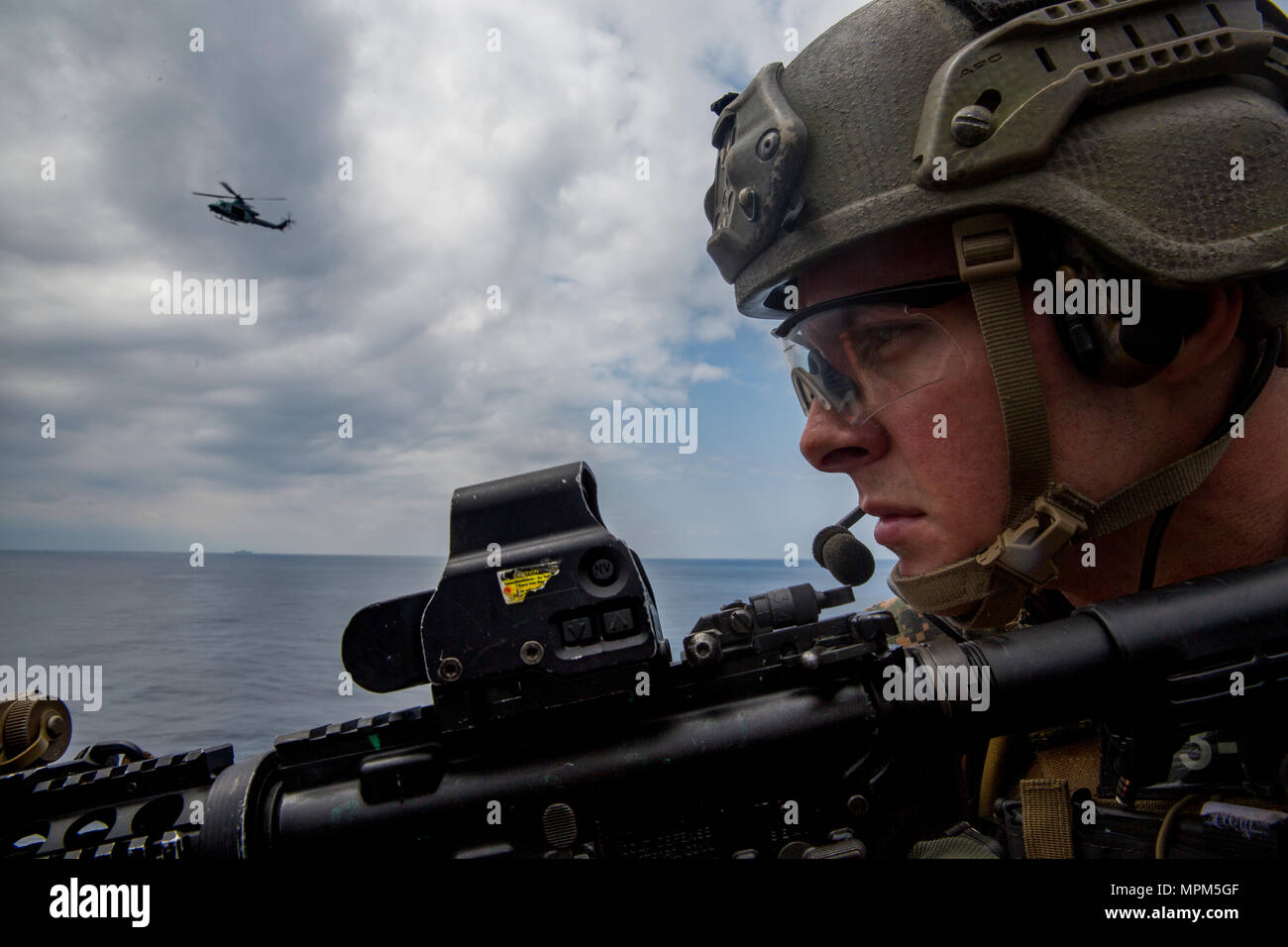 A Force Reconnaissance Marine with Maritime Raid Force, 31st Marine ...