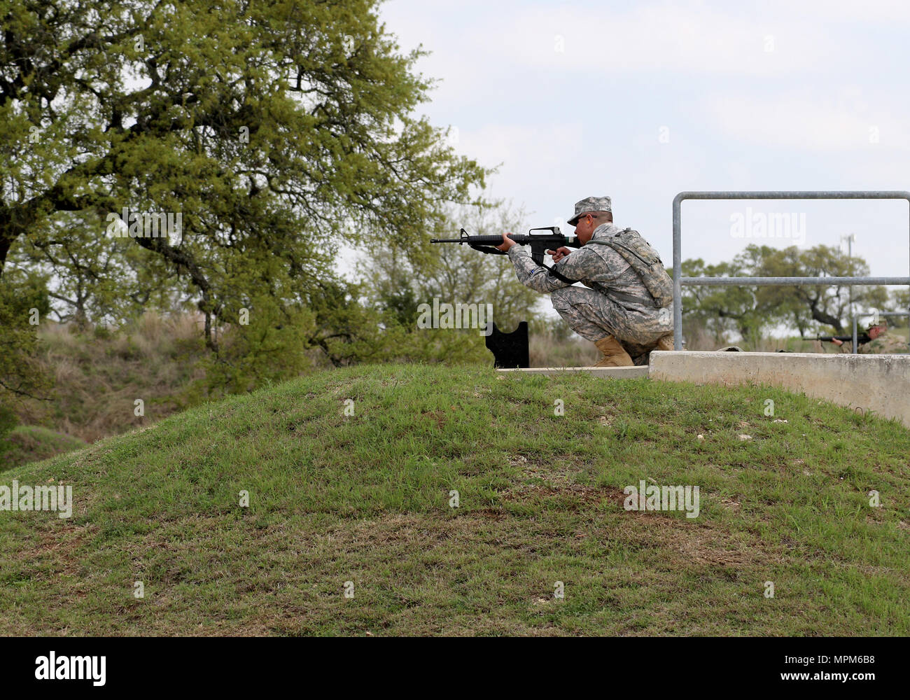 Army Reserve Staff Sgt. Luis Lopez, a Tucson, Ariz. native and a drill ...