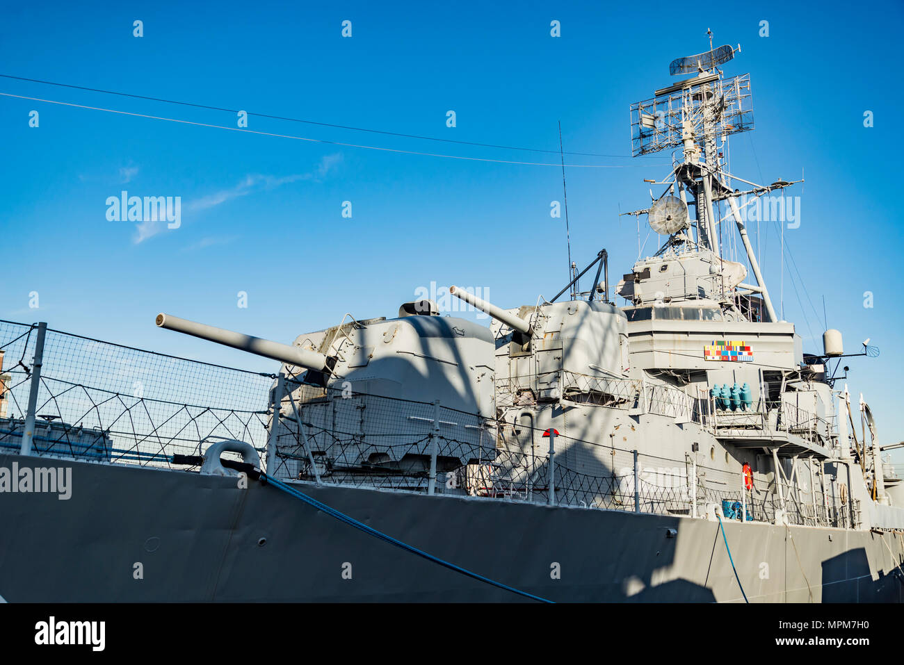 Fletcher class destroyer hi-res stock photography and images - Alamy