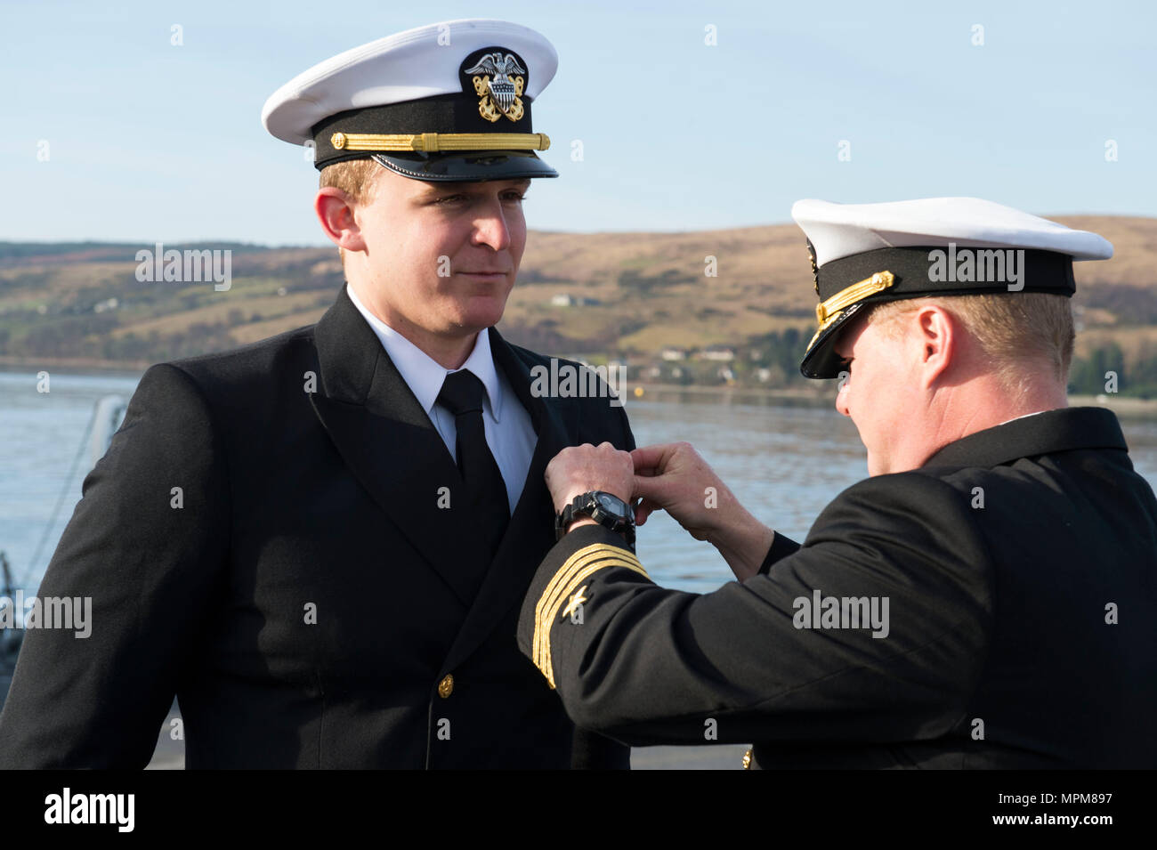 170324-N-ZE250-010 FASLANE, Scotland - (March 24, 2017) - Cmdr. Peter ...