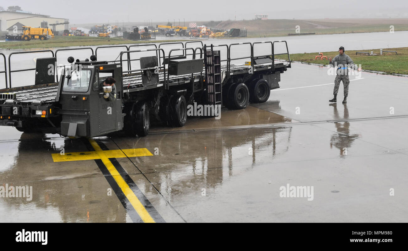Airman Garrett Johnson, 727th Air Mobility Squadron air transportation ...